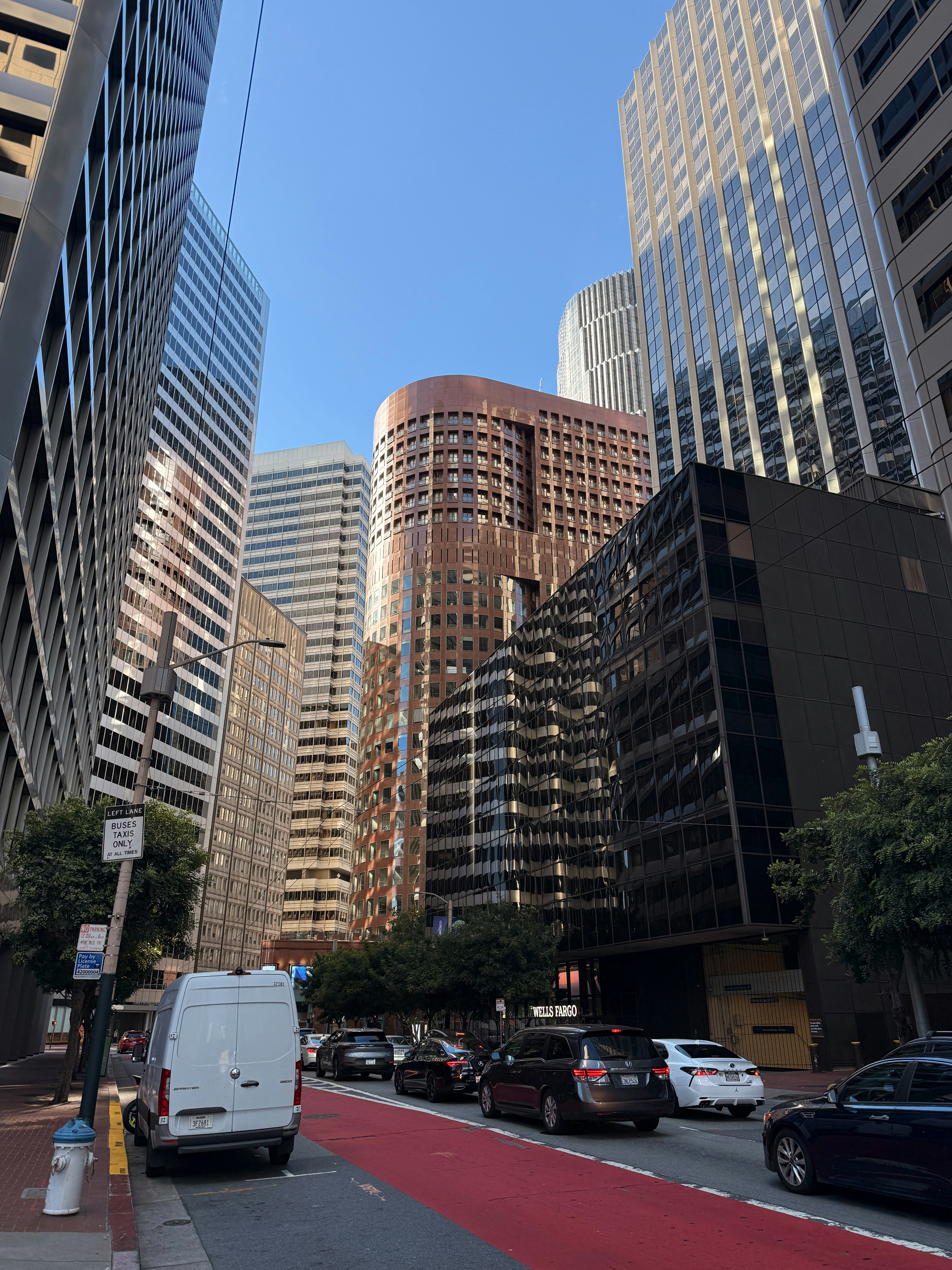 City Core: A Skyward Portrait Among Glass and Brick