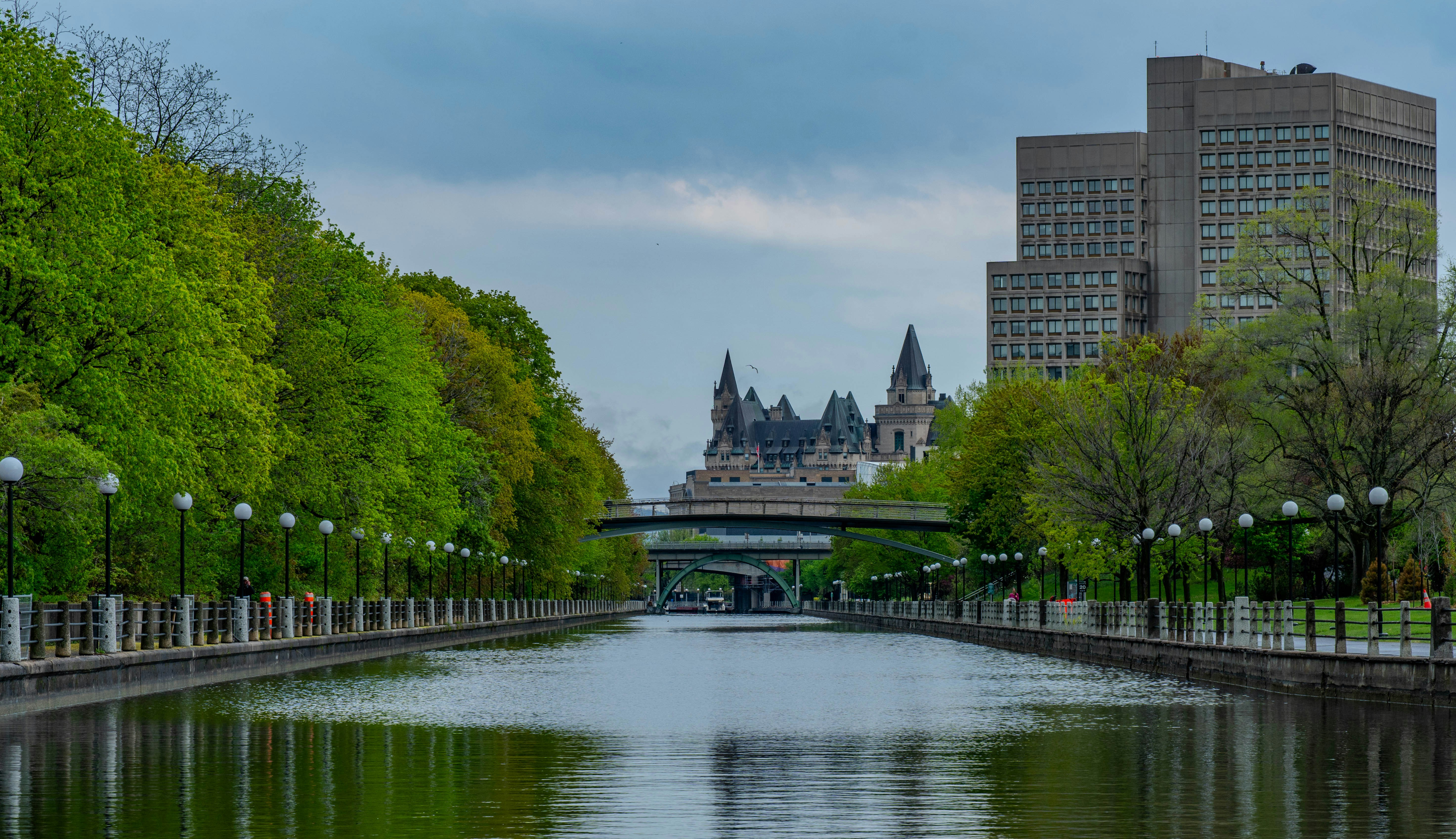 Toward the City, Along the Quiet Canal