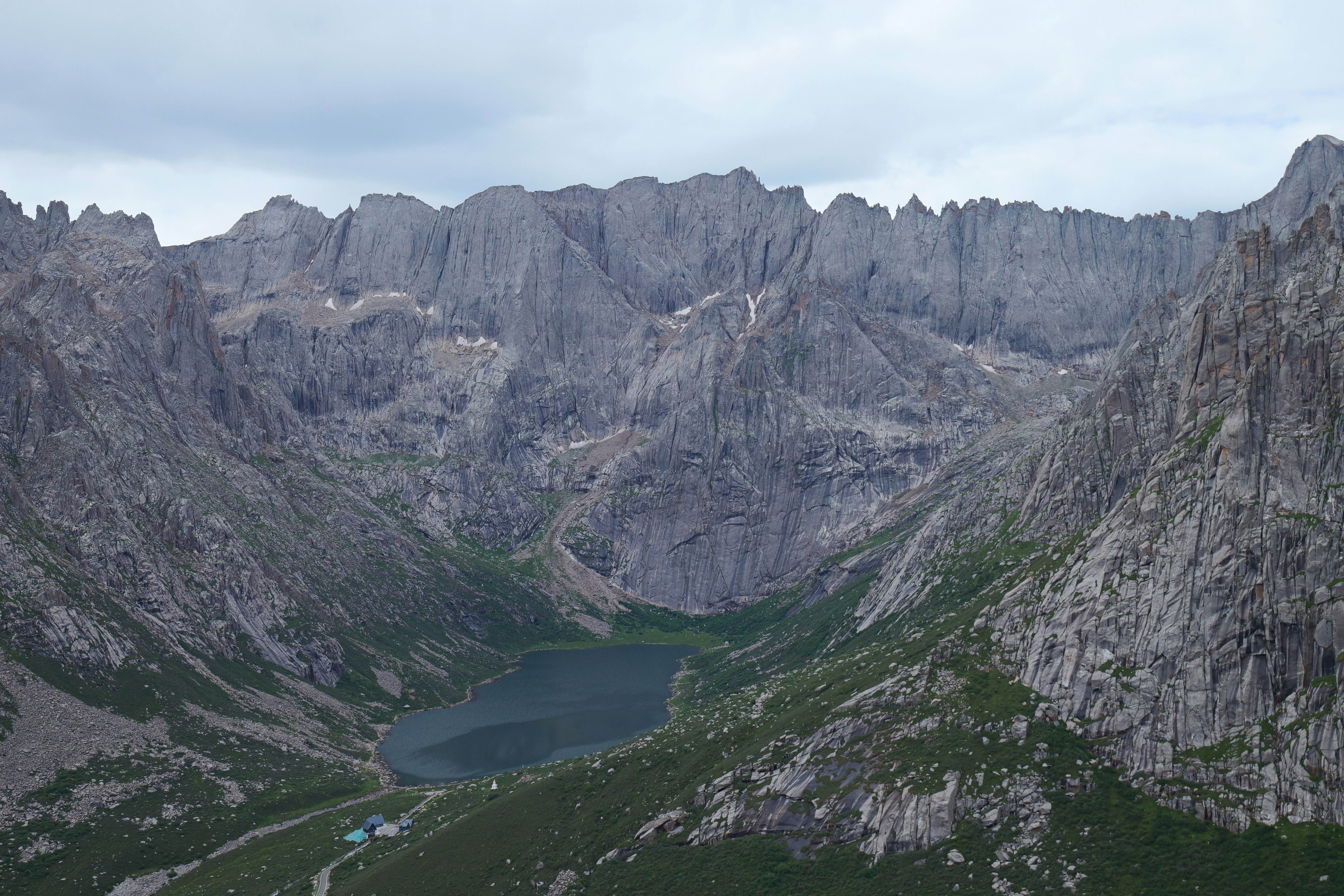 Aegean Valley Between Stone Ridges