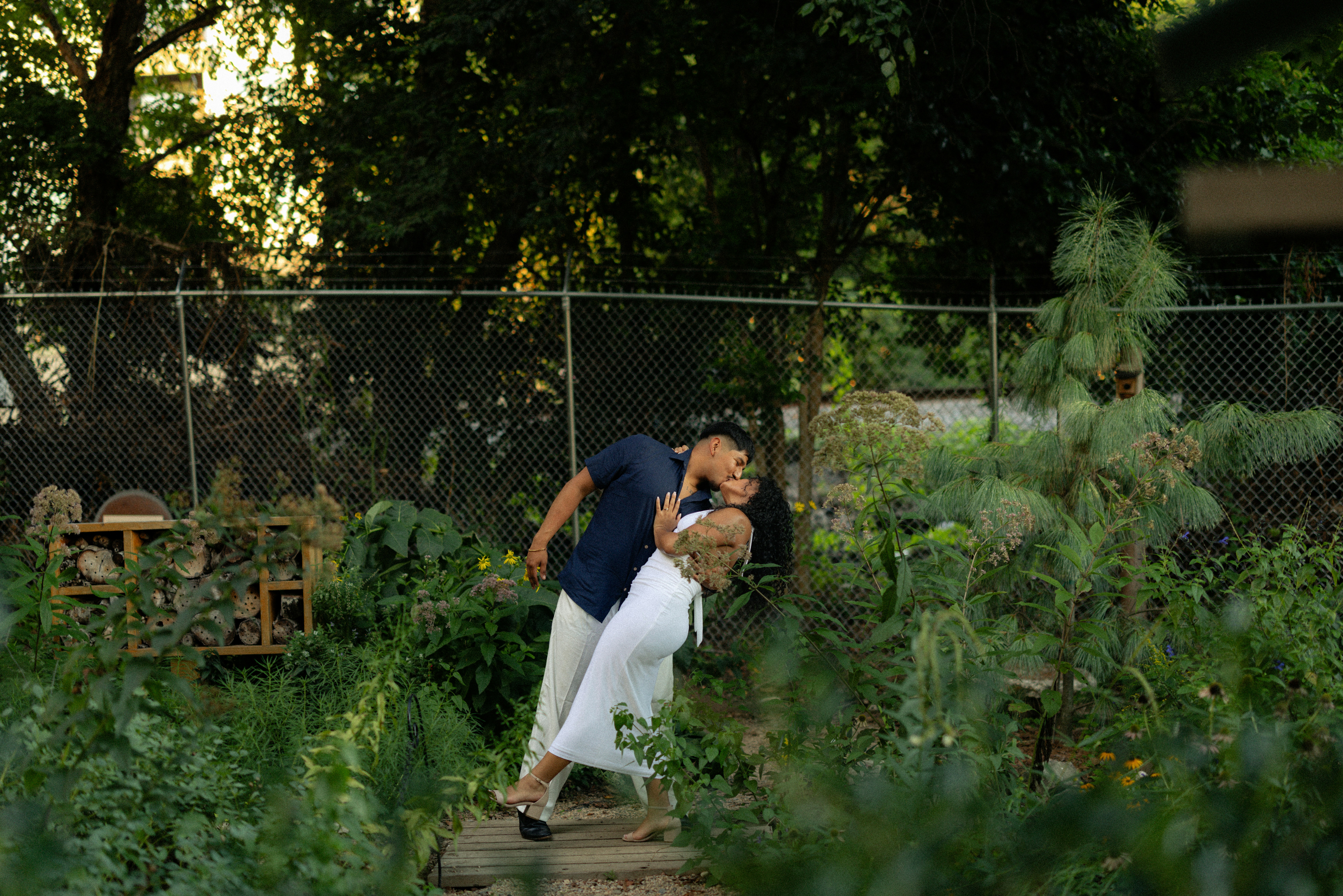 Dancing in a Quiet Garden Moment
