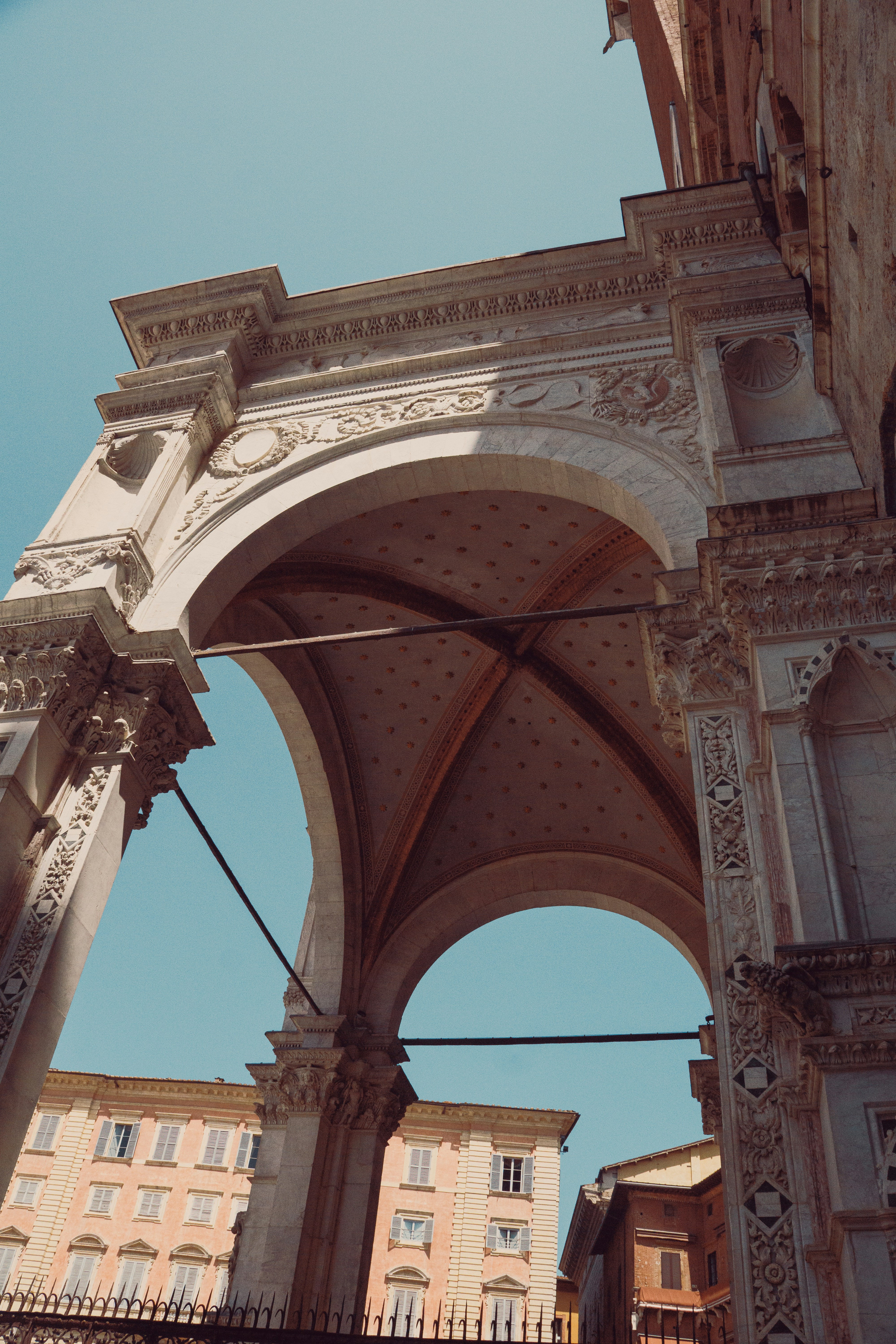 Arched Gateway in Warm Italian Light