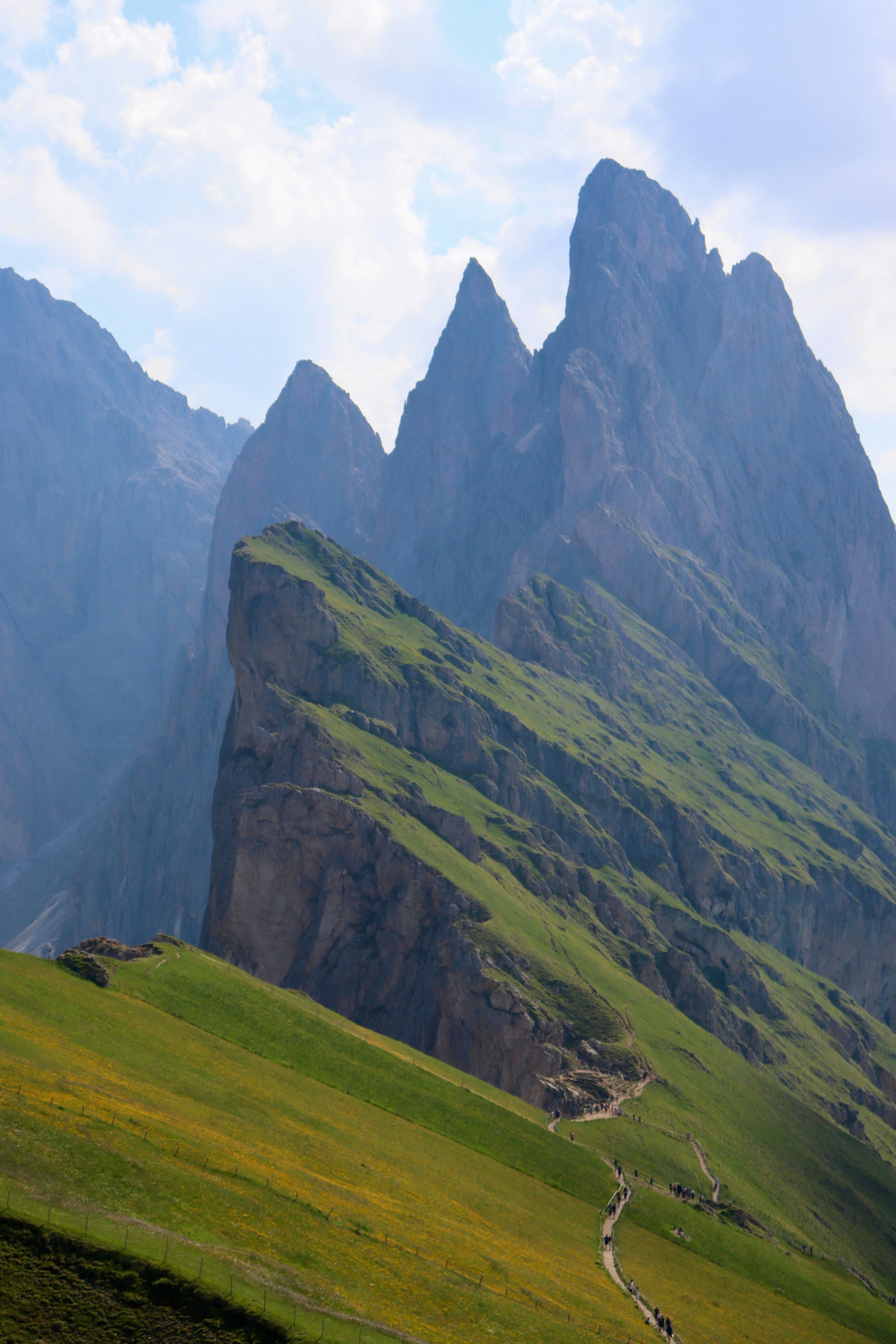 Ridge of the Emerald Peaks Under a Velvet Sky