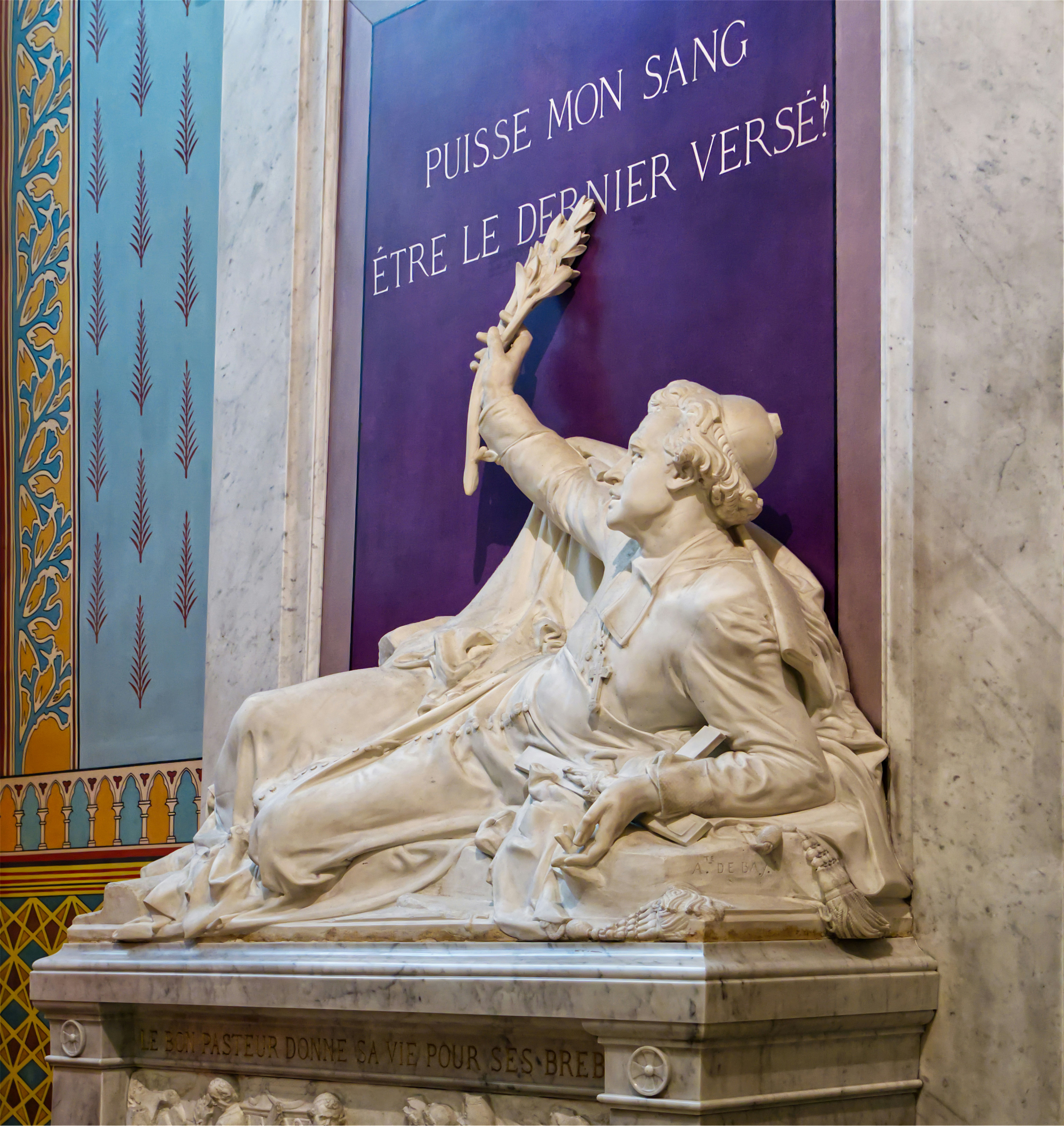 The Reclining Allegory: Hands Raised Against a Purple Vista