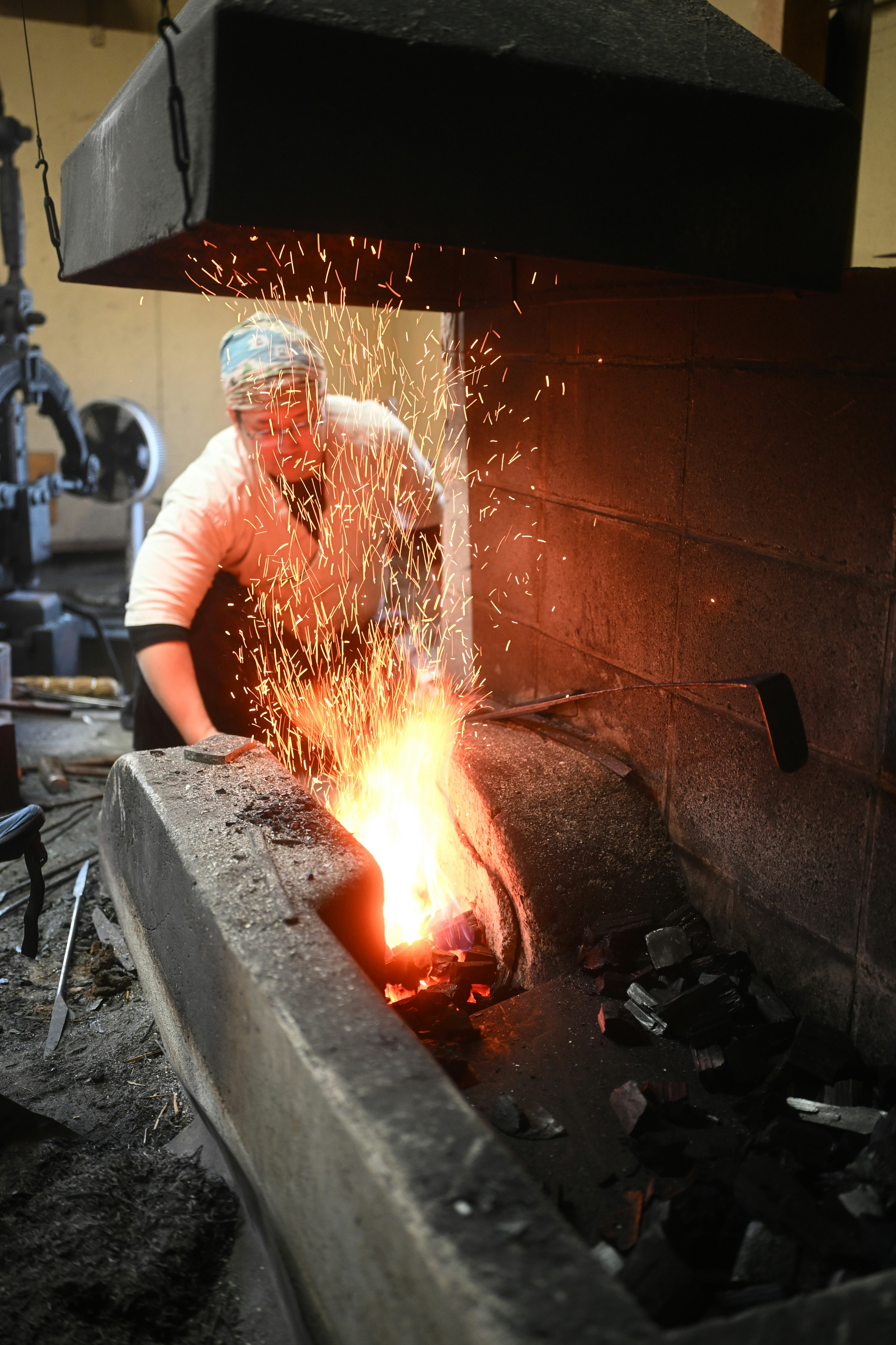 Forgeworker in Flames: Central Core of the Forge