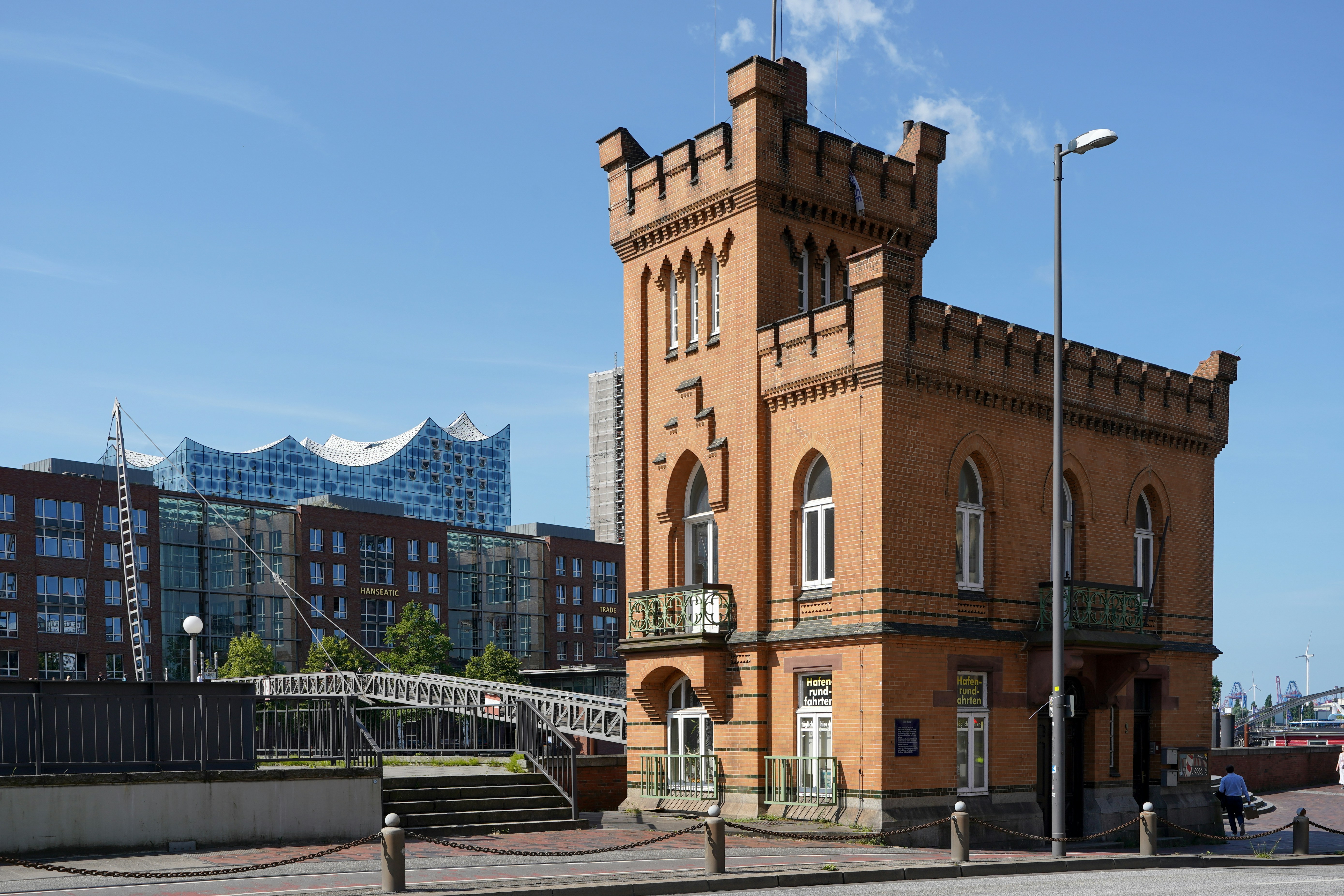 Brick Pier Tower by the Waterfront