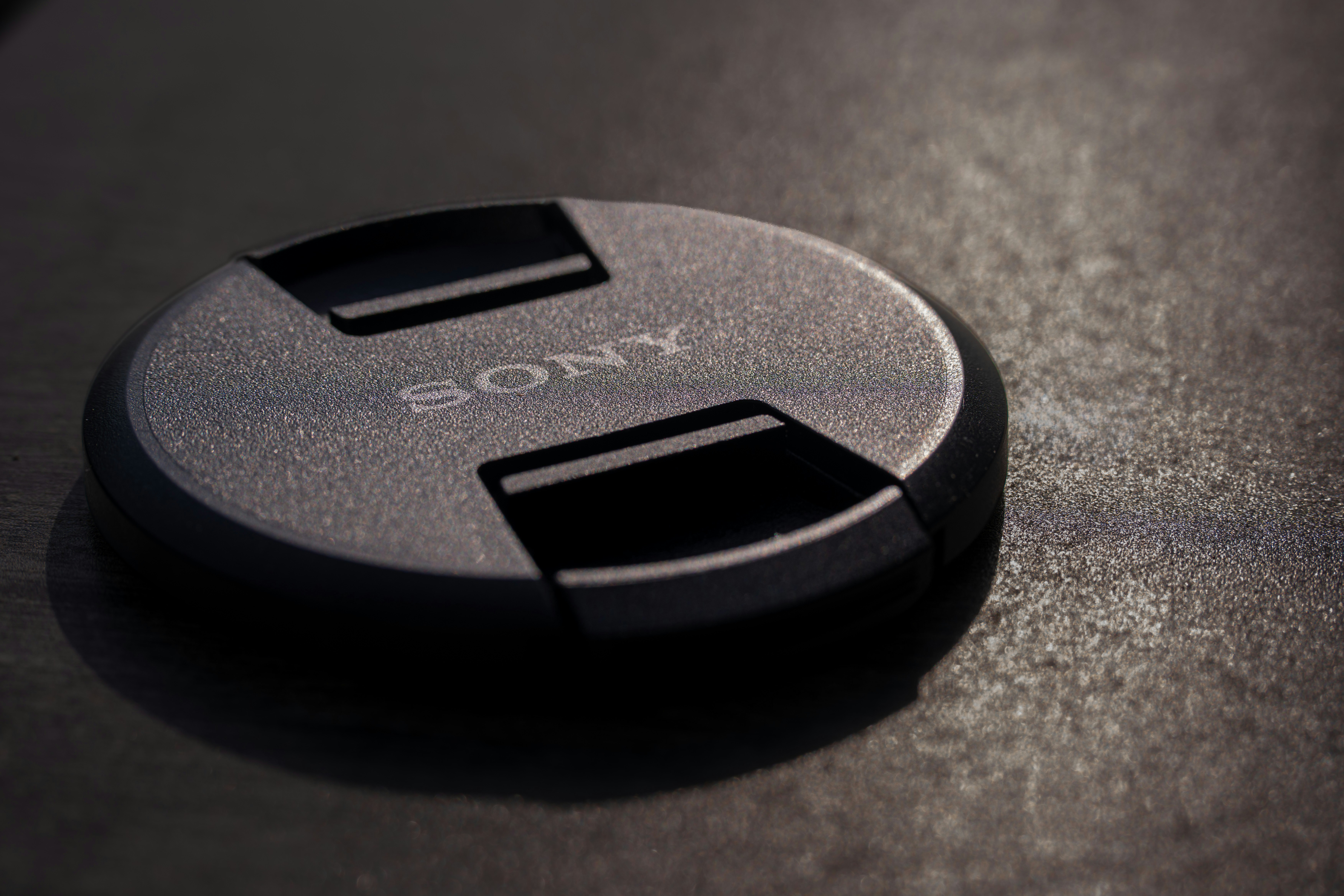 Centered Lens Cap, Subtle Texture and Shadow
