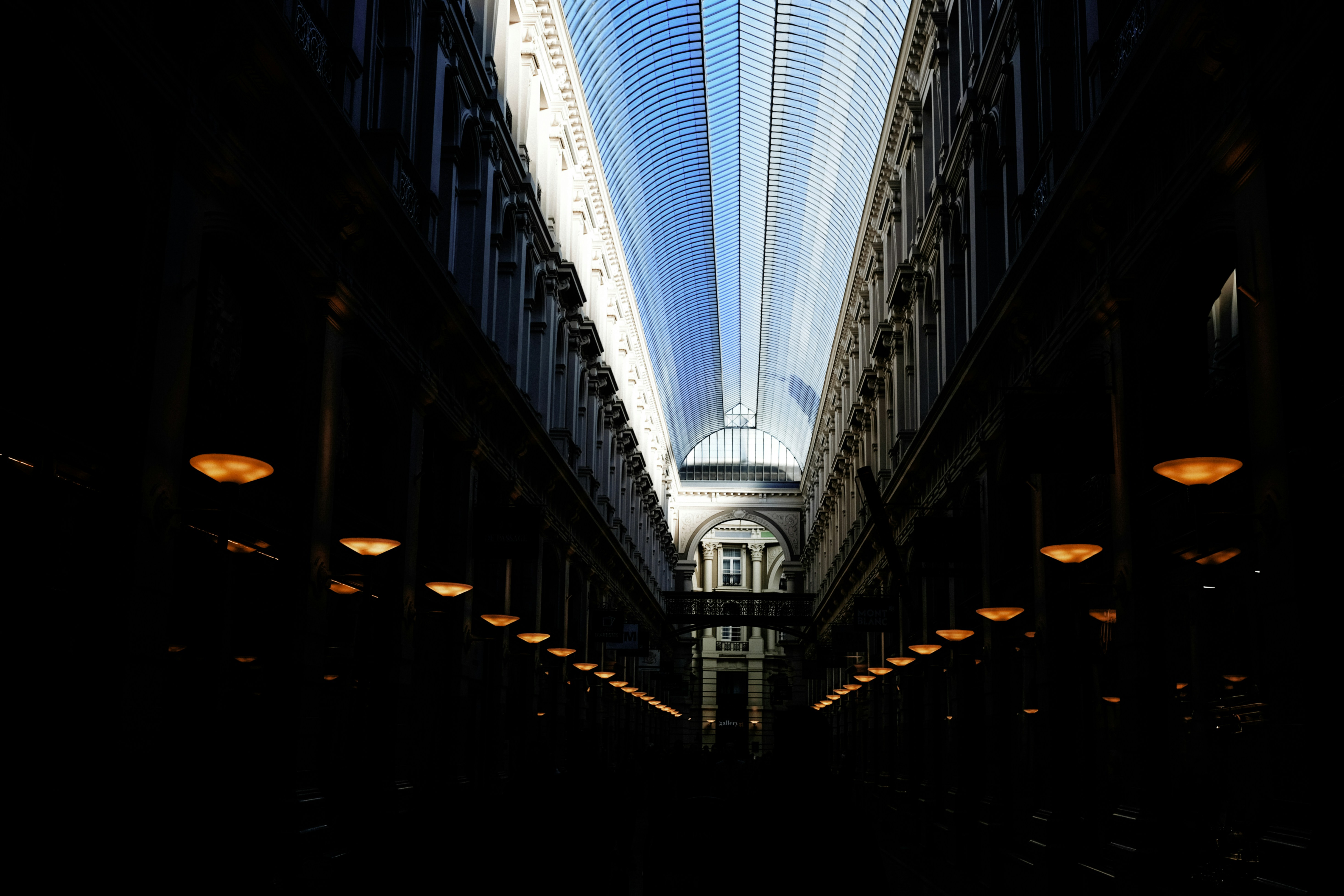 Apex of Light: Conservatoire Hall Under a Glass Arc