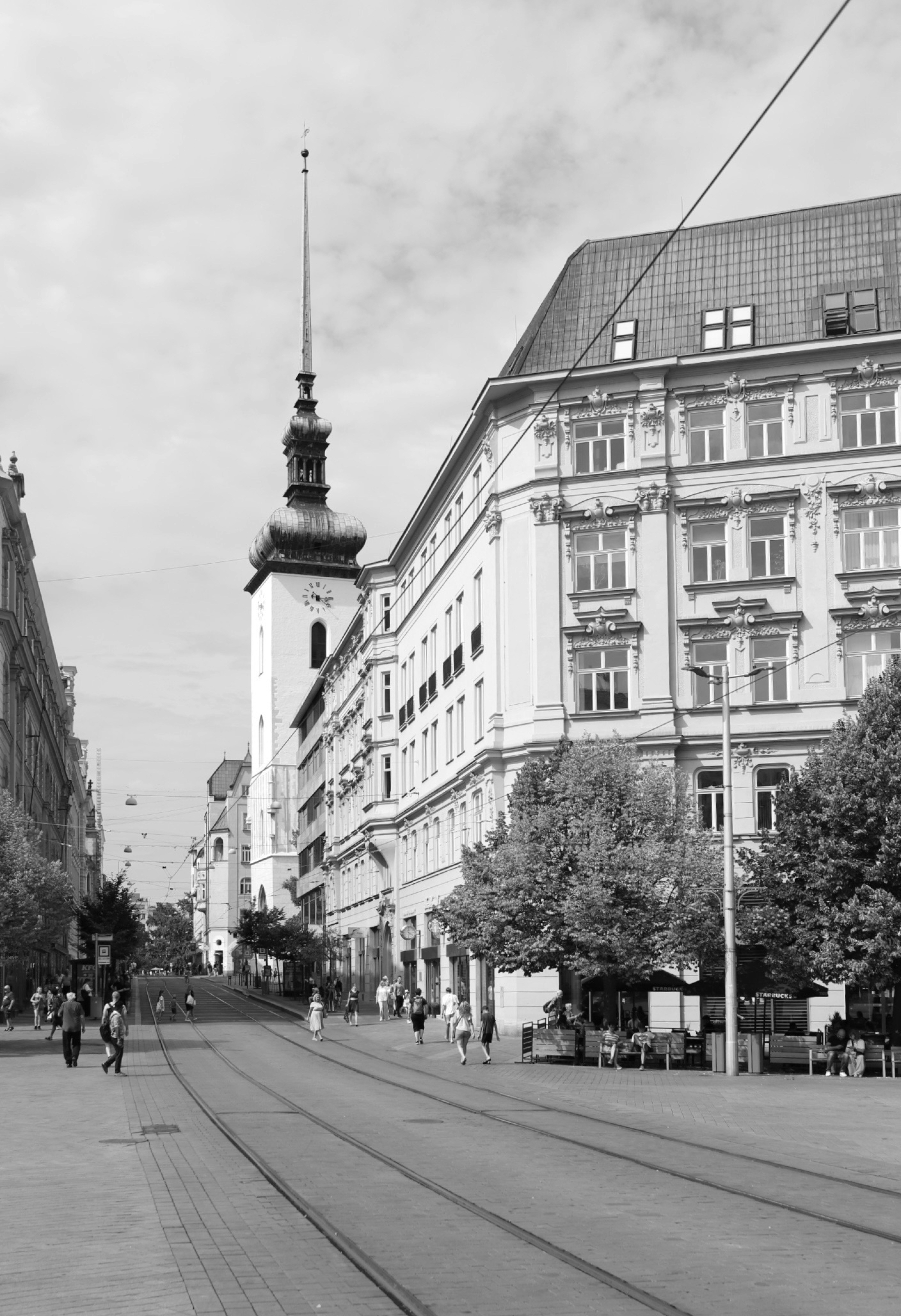 Urban Timekeepers: A Quiet Day along the Tram Tracks