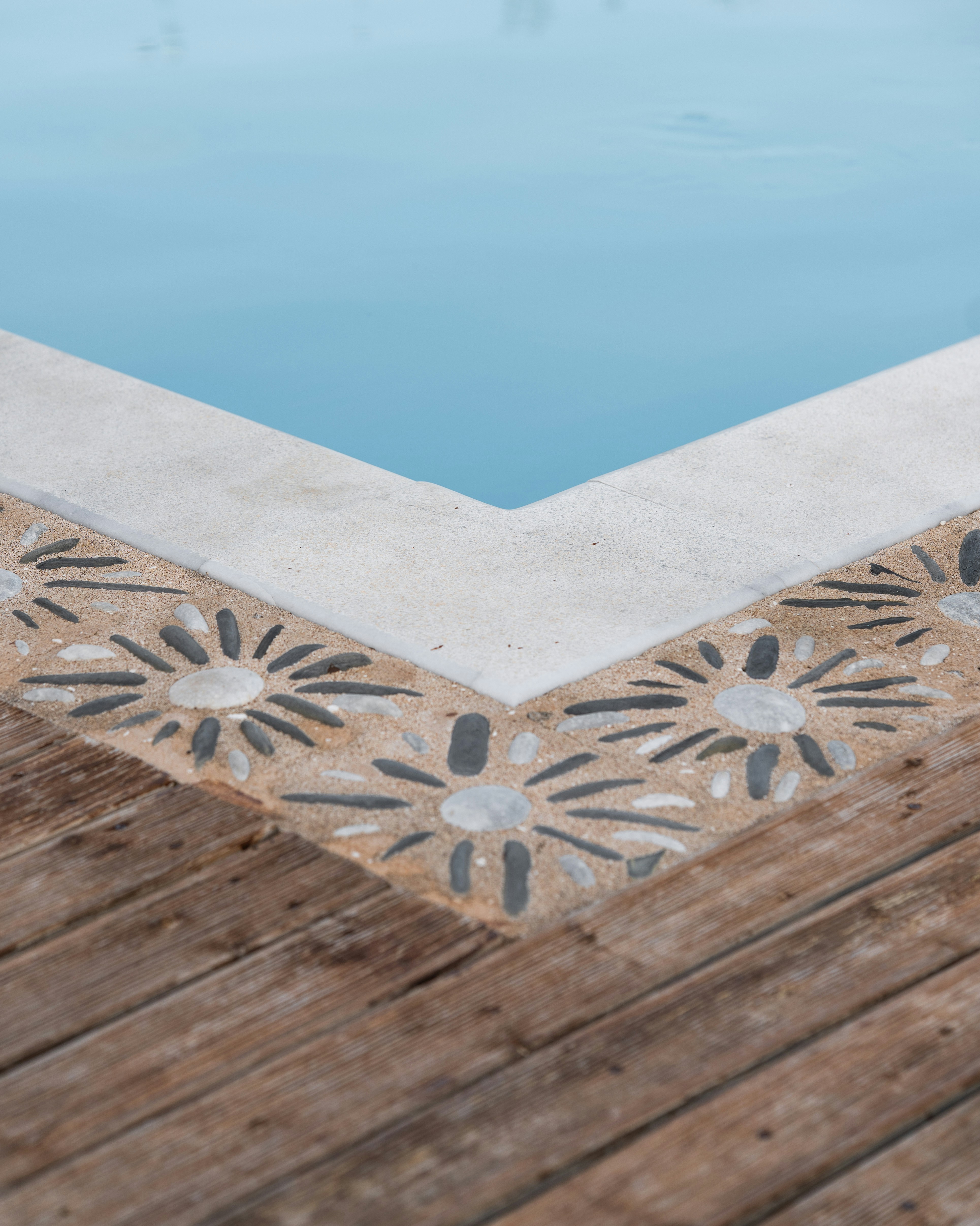 Chevron at the Pool: Edge of Calm