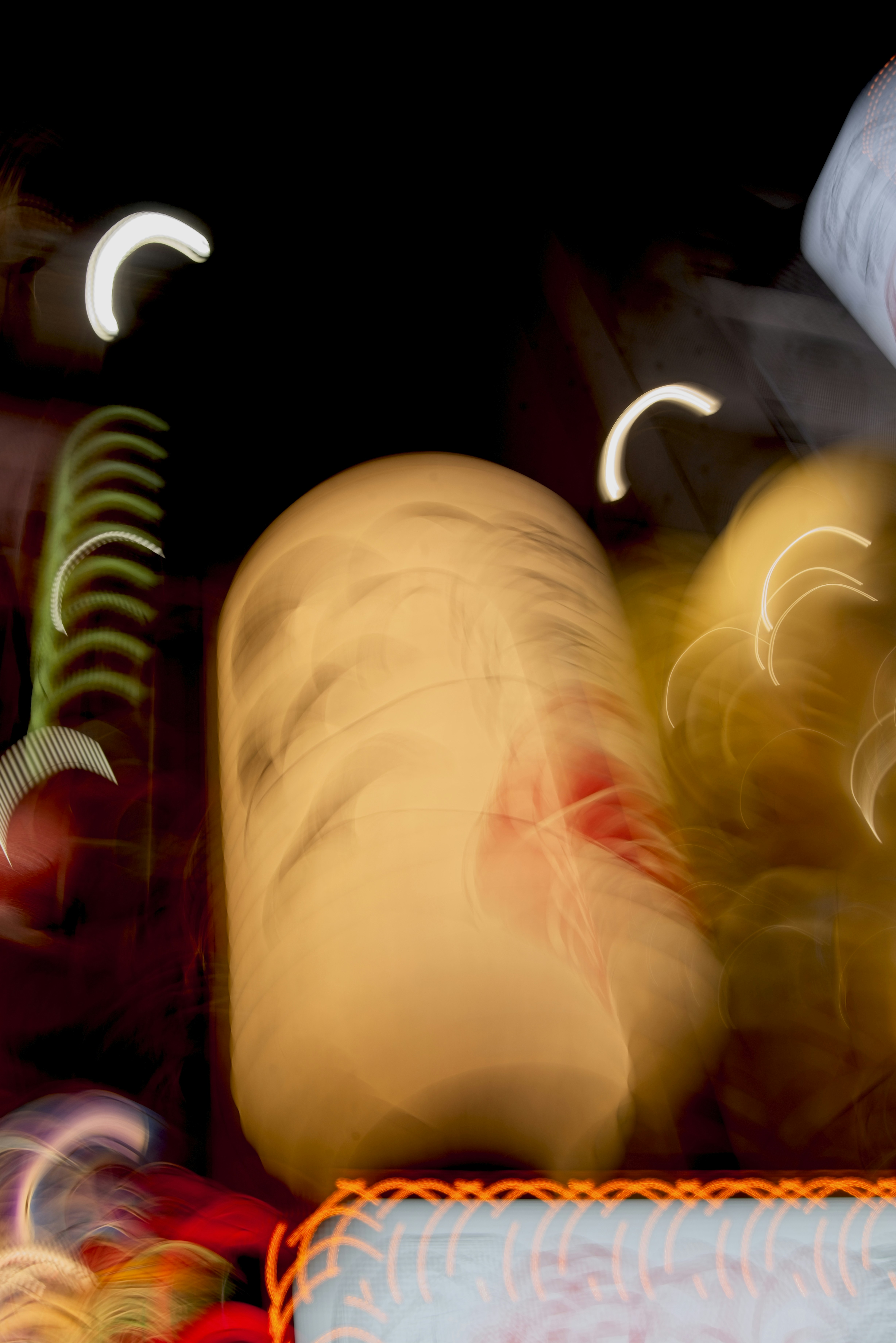 Neon Currents: A Night of Blur and Light