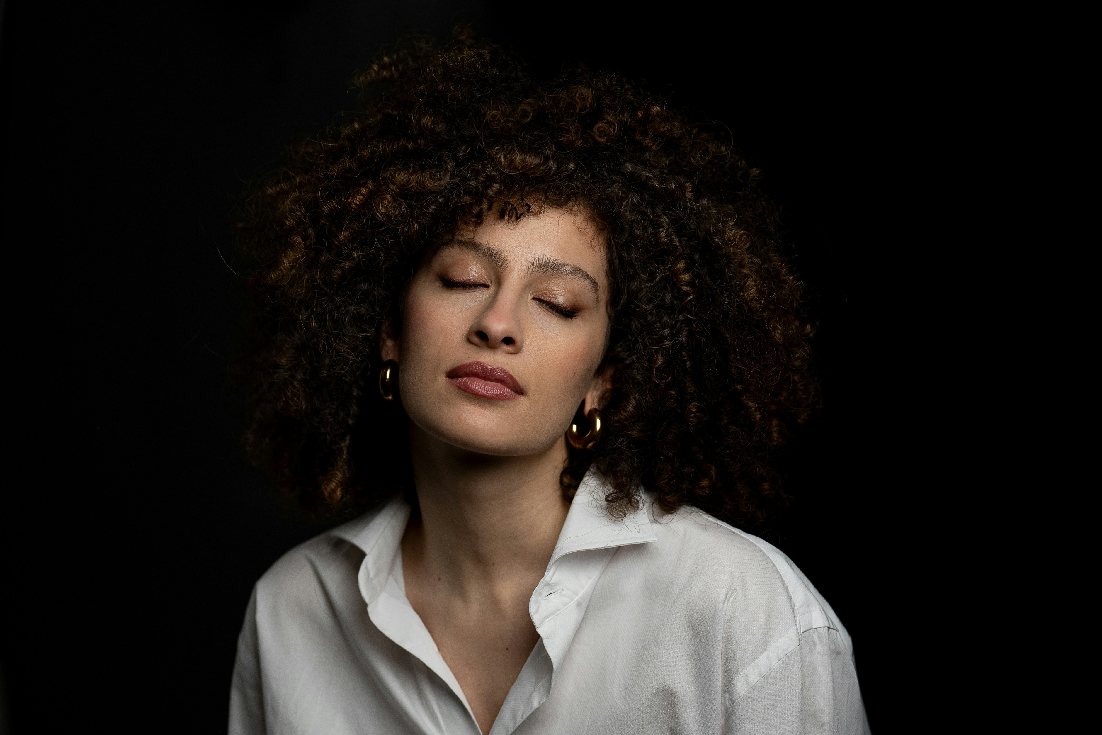 Soft Serenity: A Portrait of Quiet Confidence