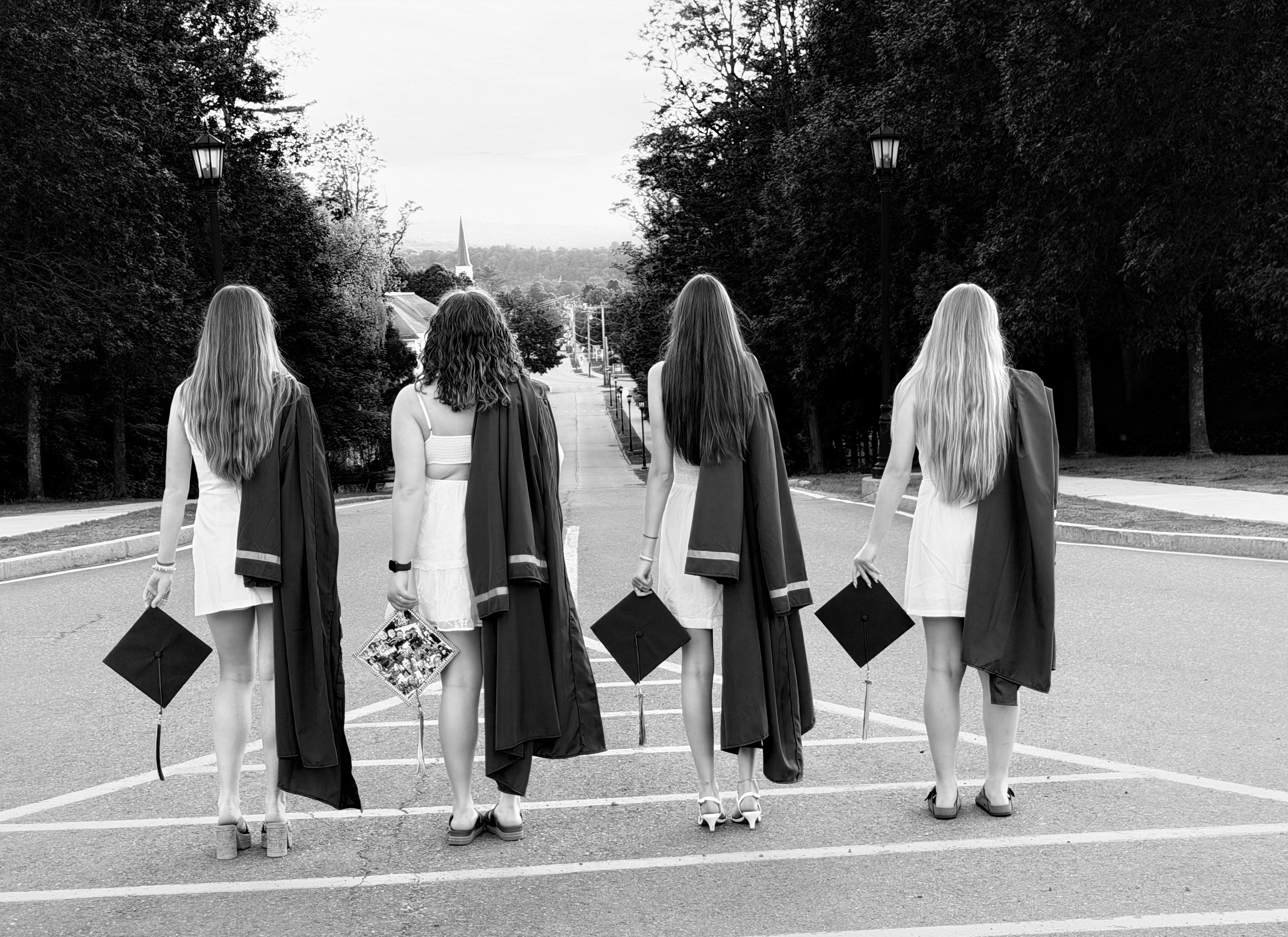 Graduation Parade in Silent Street