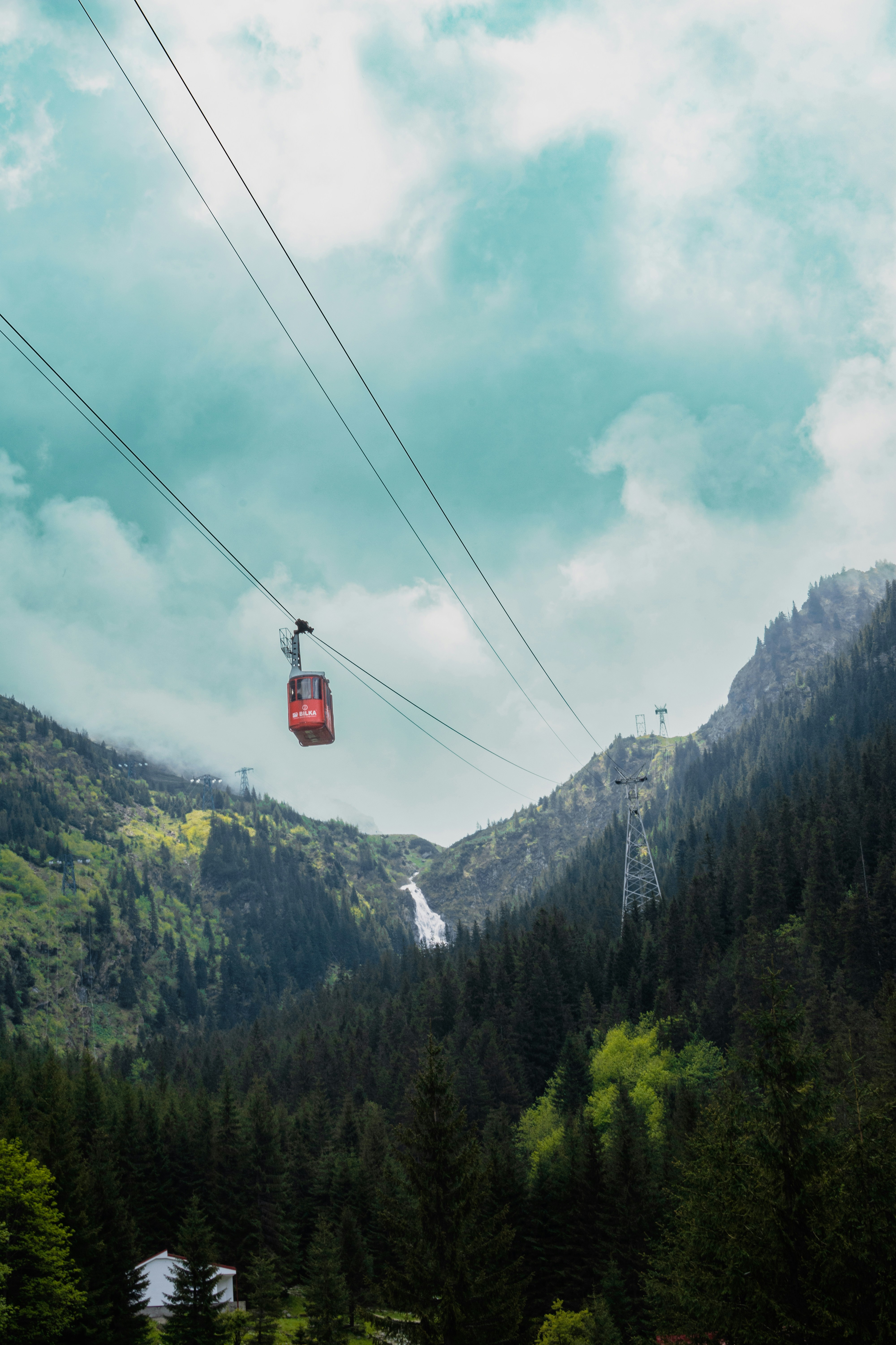 Highline Lift over Verdant Valleys