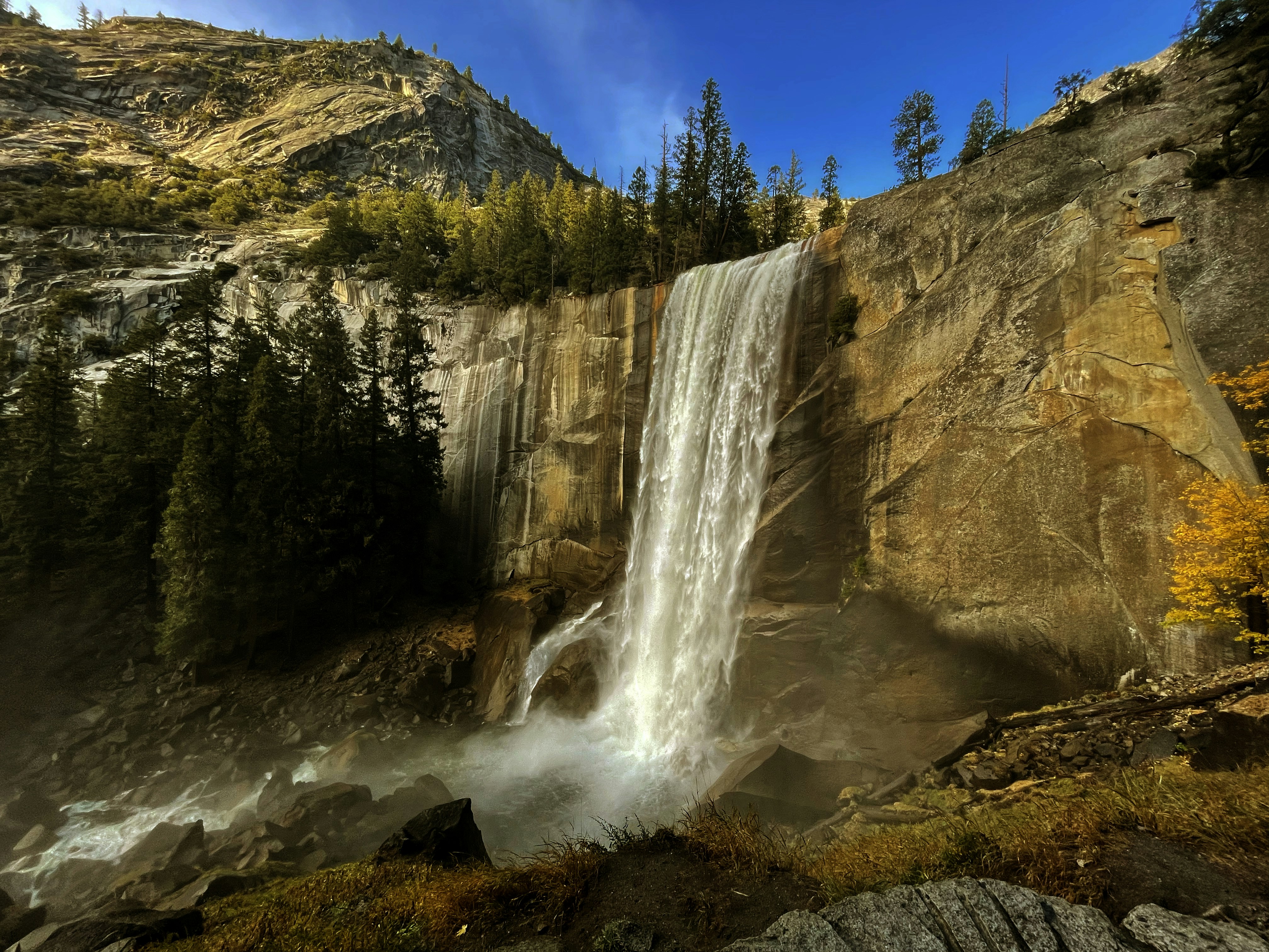Vernal Fall - 317 feet / 97 m