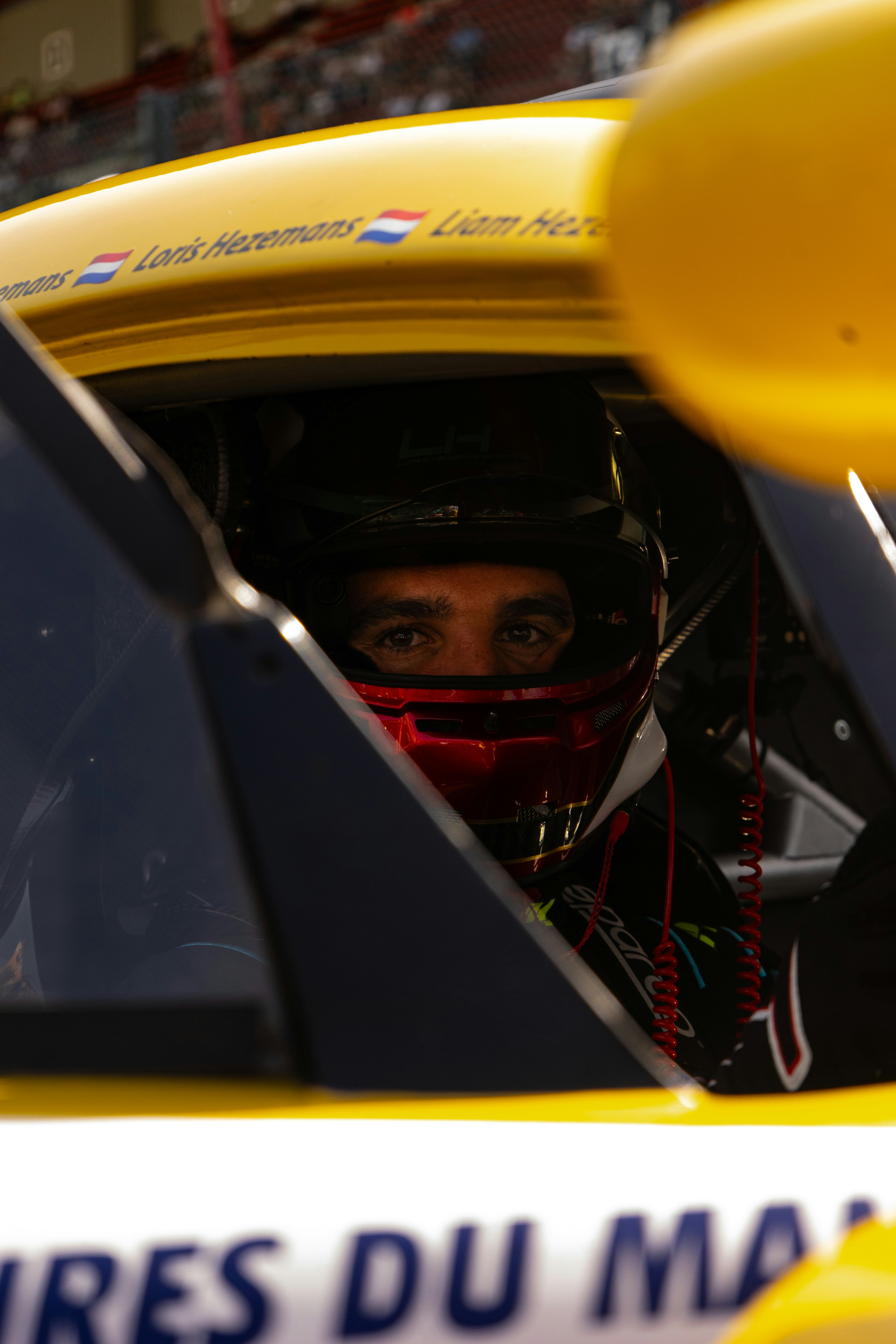 In the Cockpit: Focused Gaze Behind the Helmet