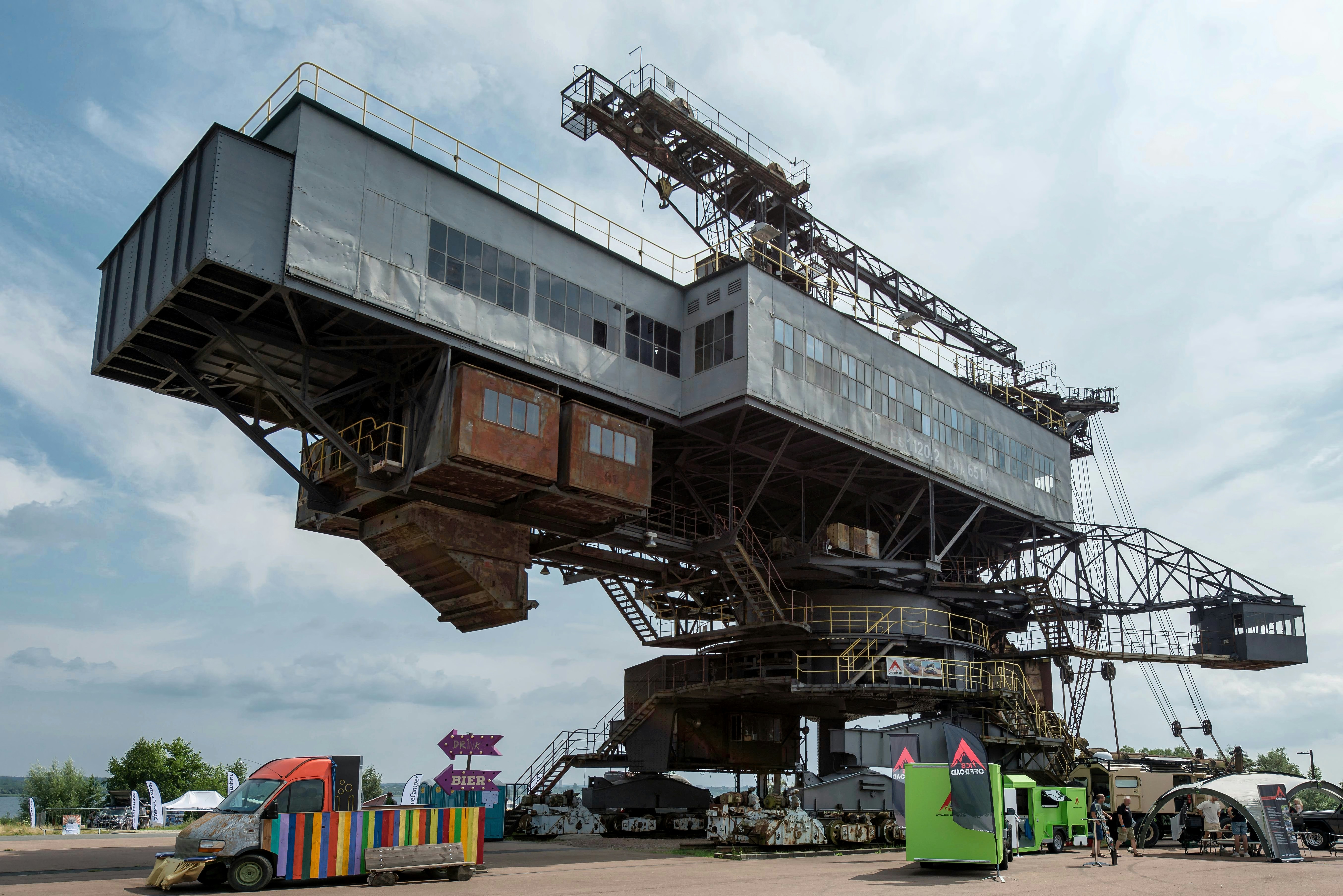 Industrial Colossus: The Moving Power Plant at Rest