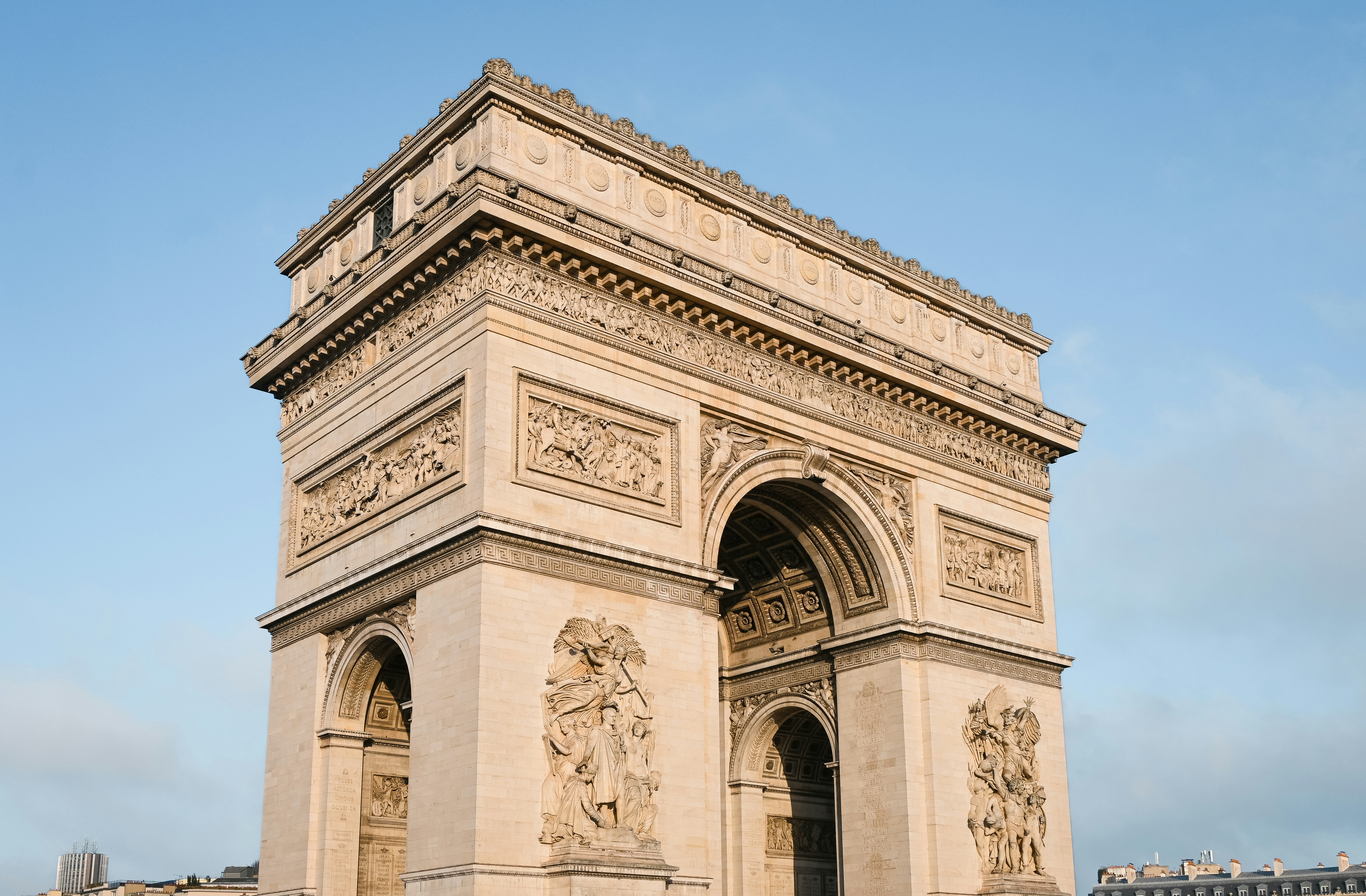 Arc of Triumph Reaching Toward a Clearer Sky