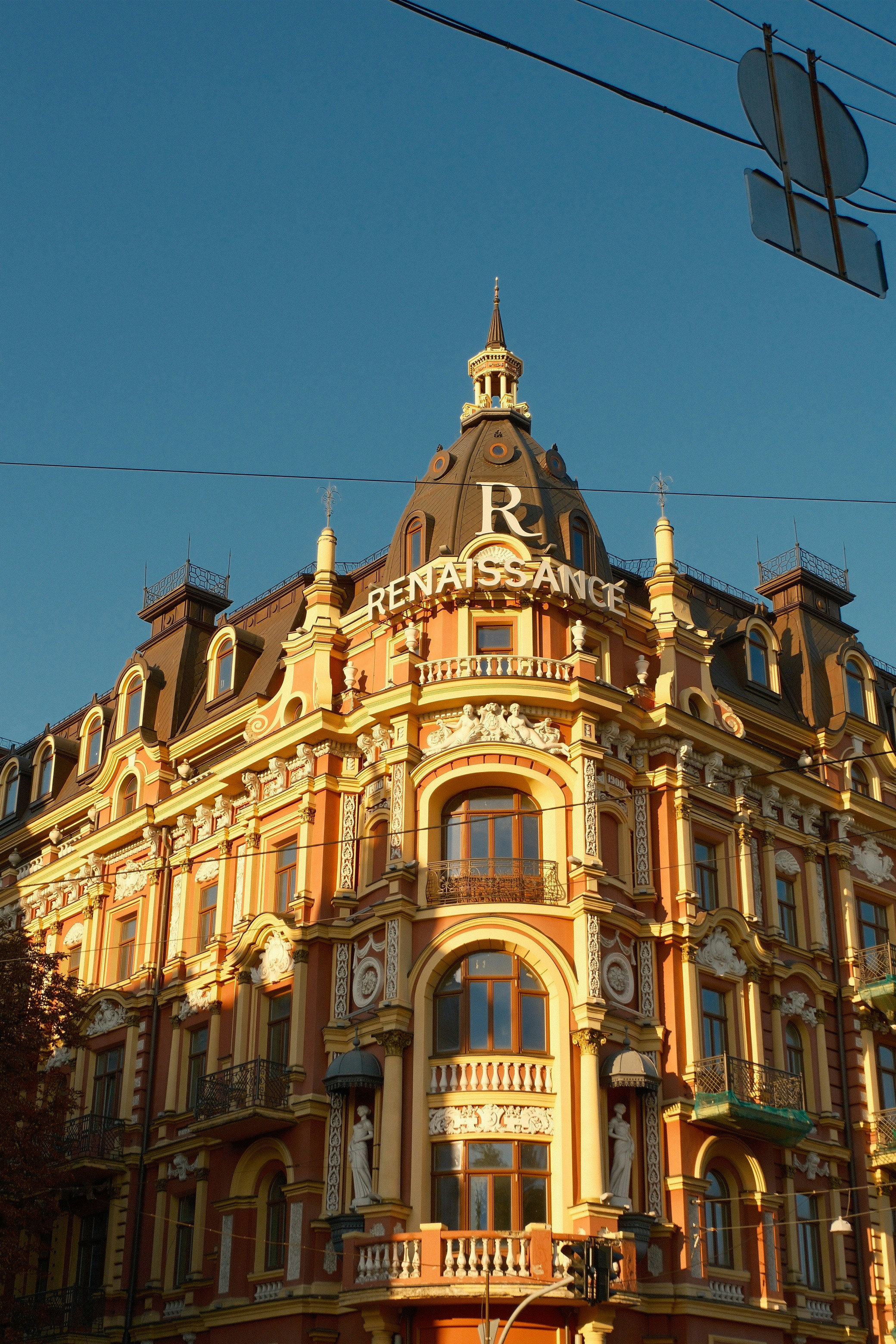 Renaissance Facade in Warm Evening Light