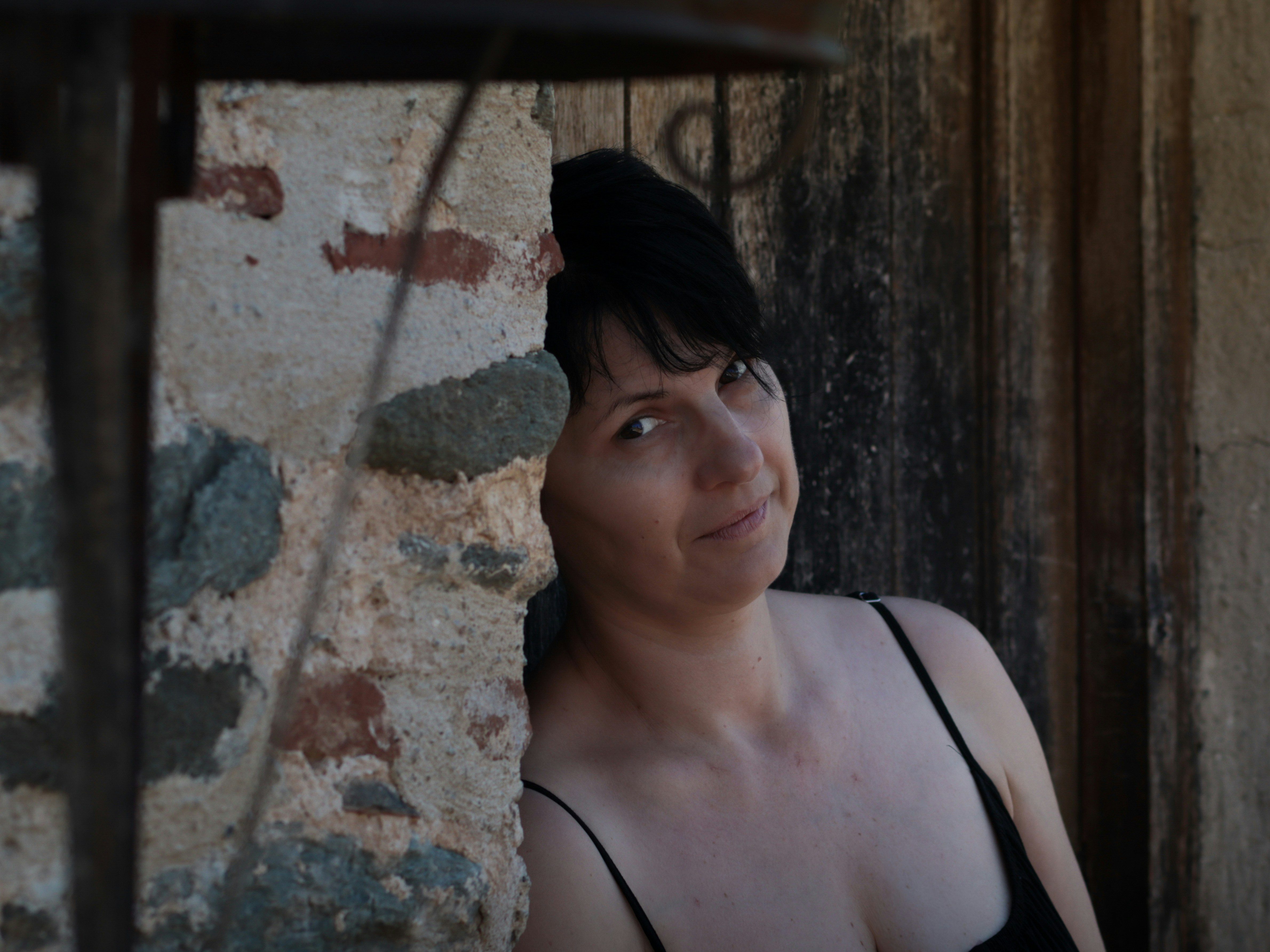 Soft Grasp of Light: Portrait in Weathered Stone