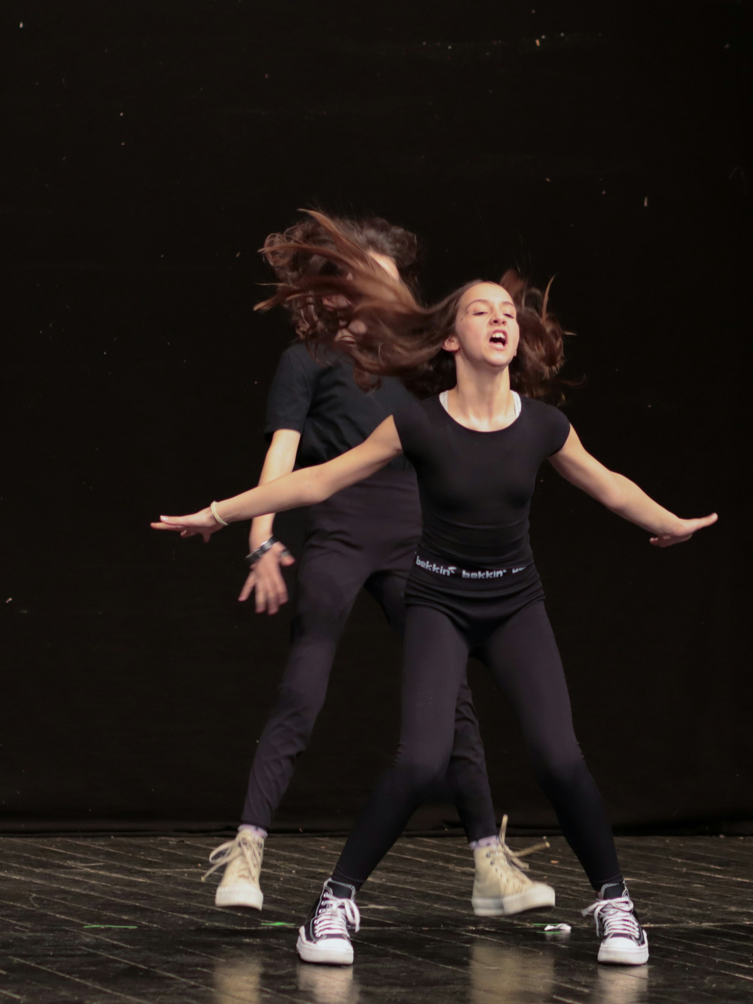 Energy in Motion: A Duo of Dancers Break Free on Stage