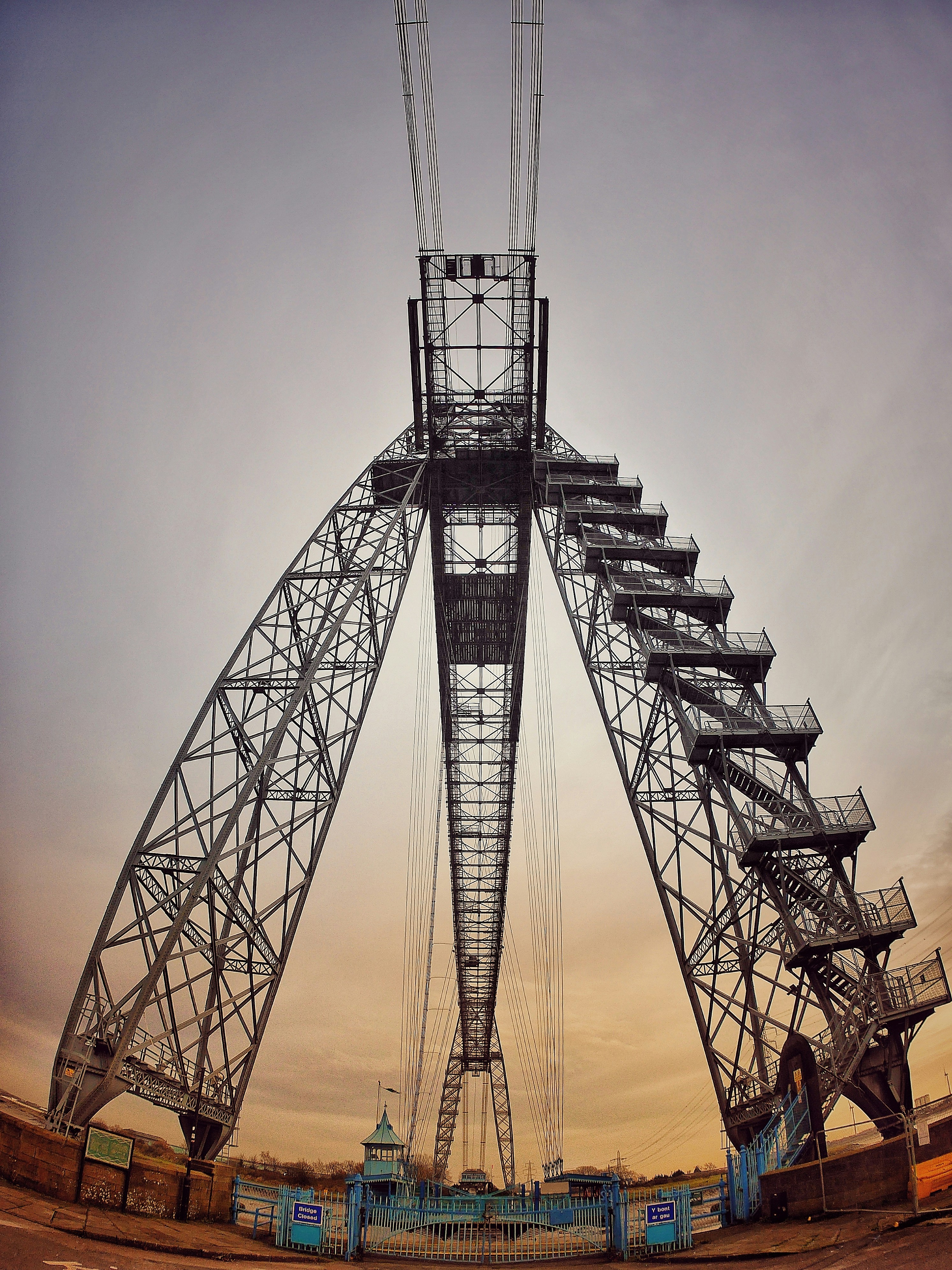 Gantry Ascent: A Sunset Rendezvous with the Crane