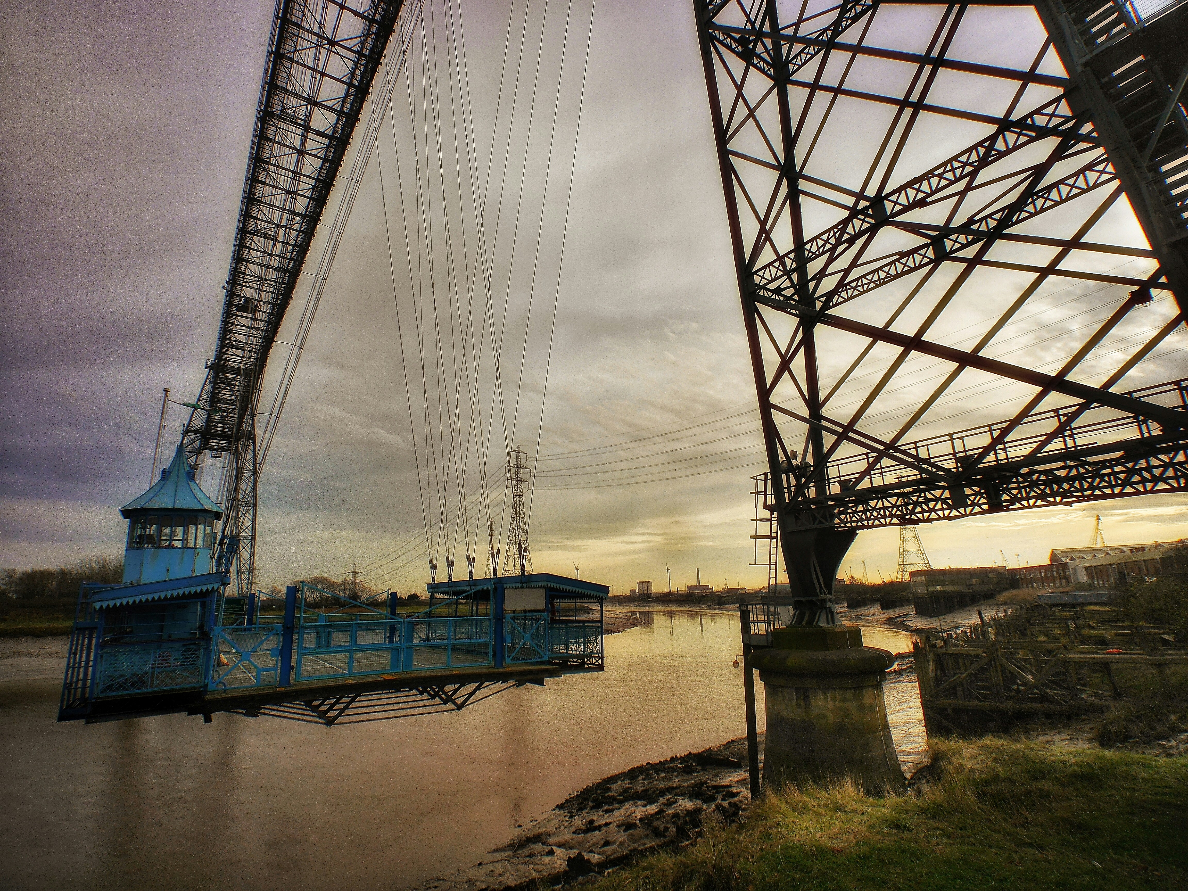 Bridge Crane Convergence over a Quiet River