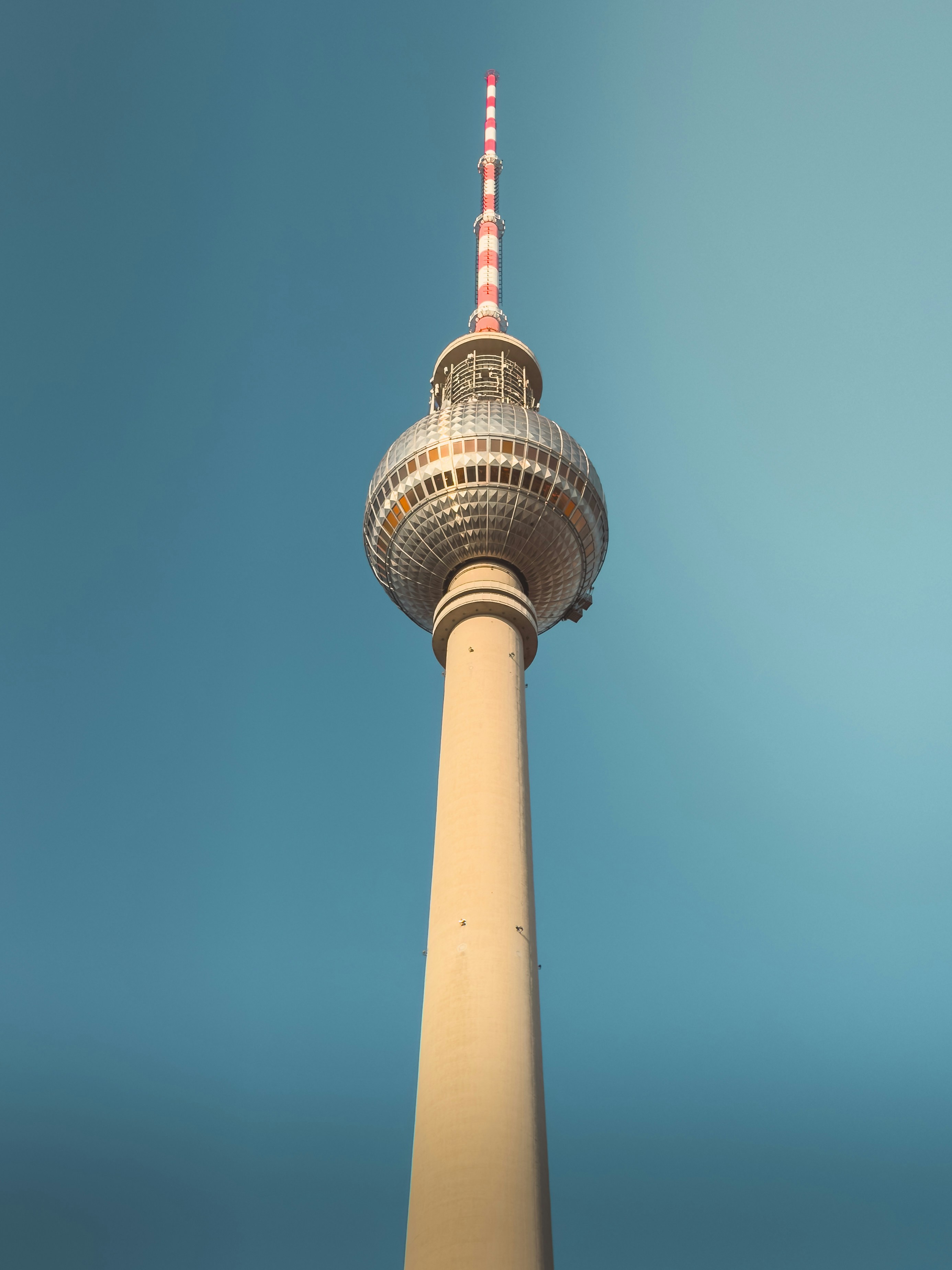 Skyward Gaze: The Berliner Turret against a Velvet Sky