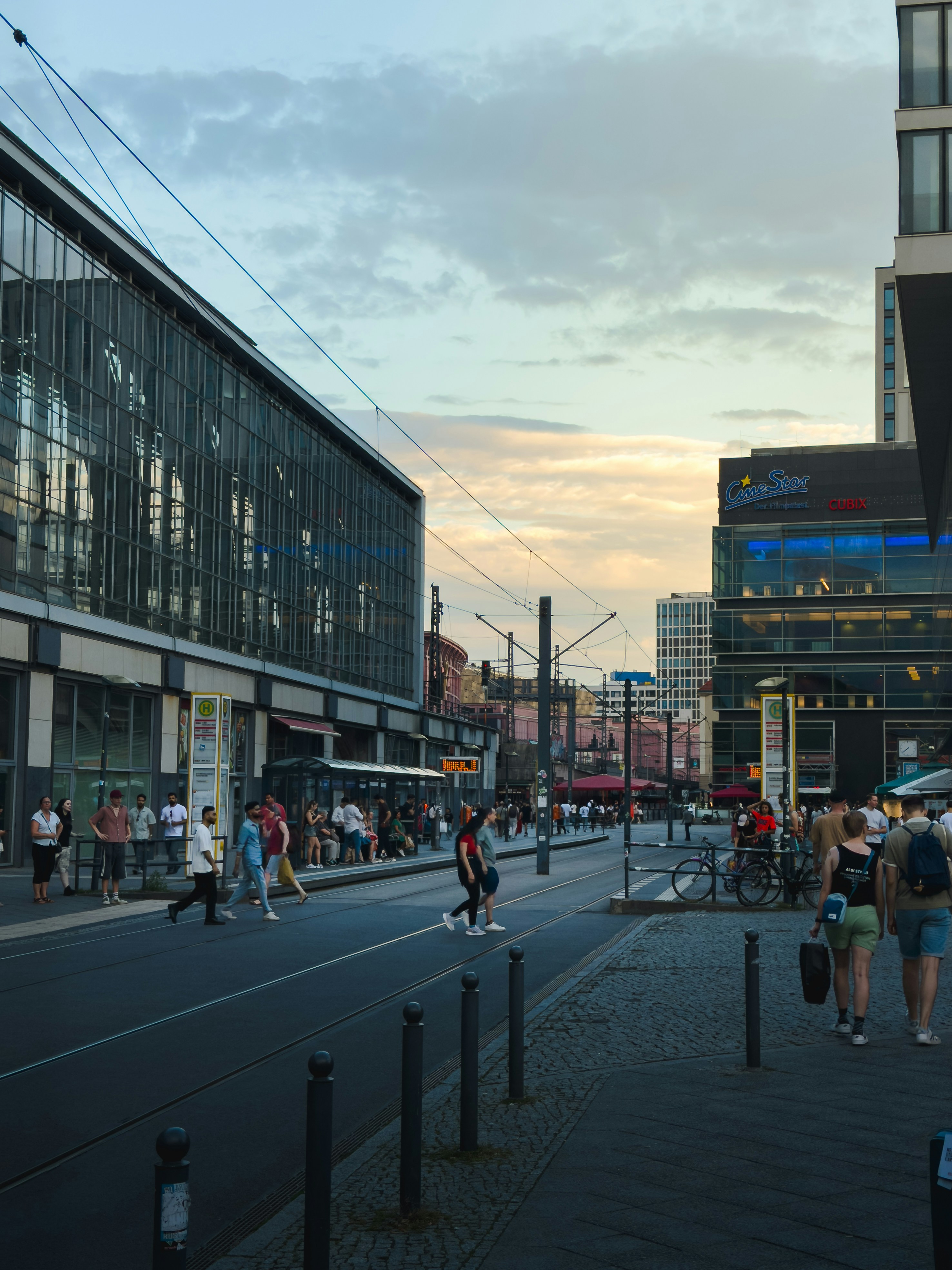 City Street in Late Afternoon Light