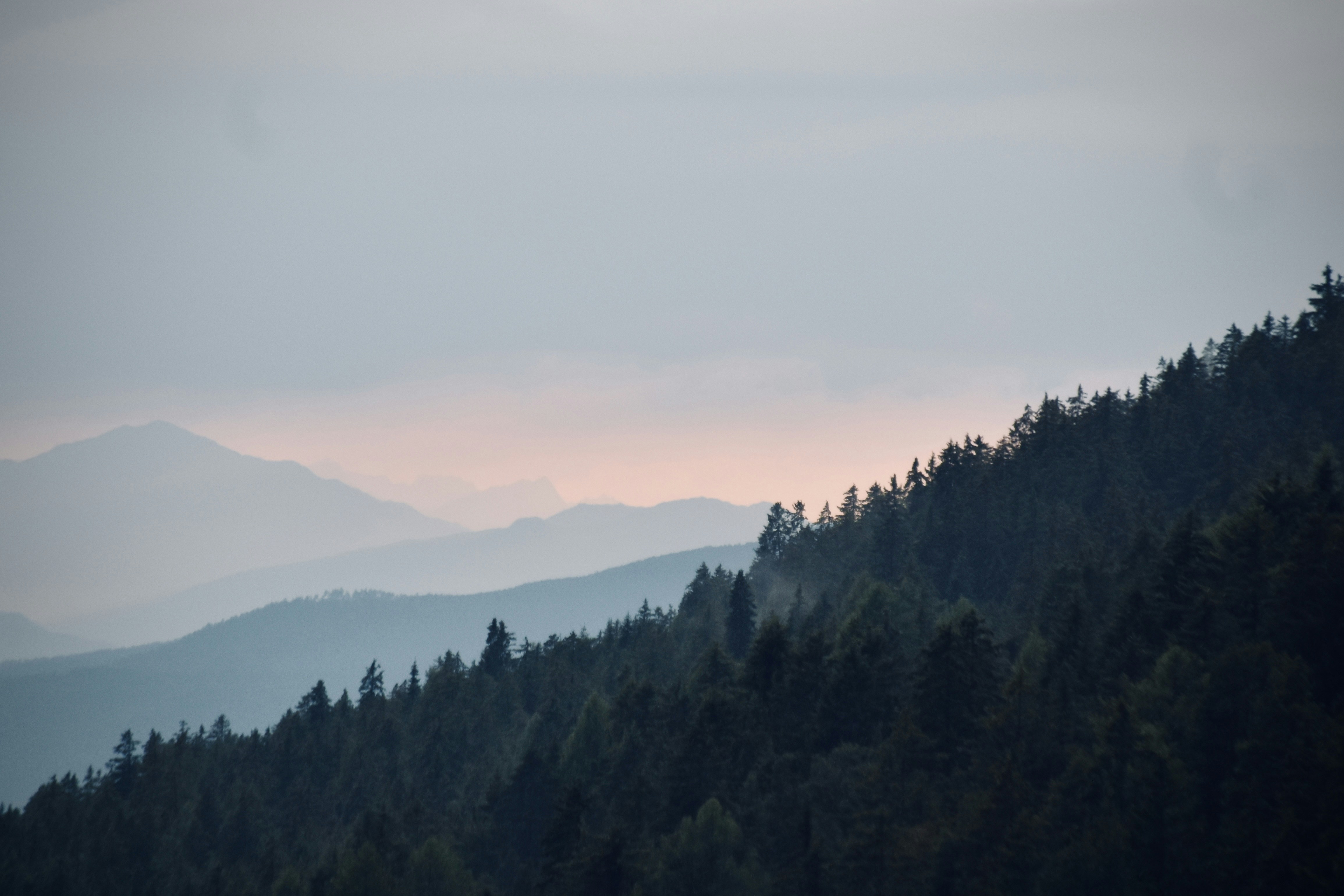 Distant Blue Ridge Veil at Dusk