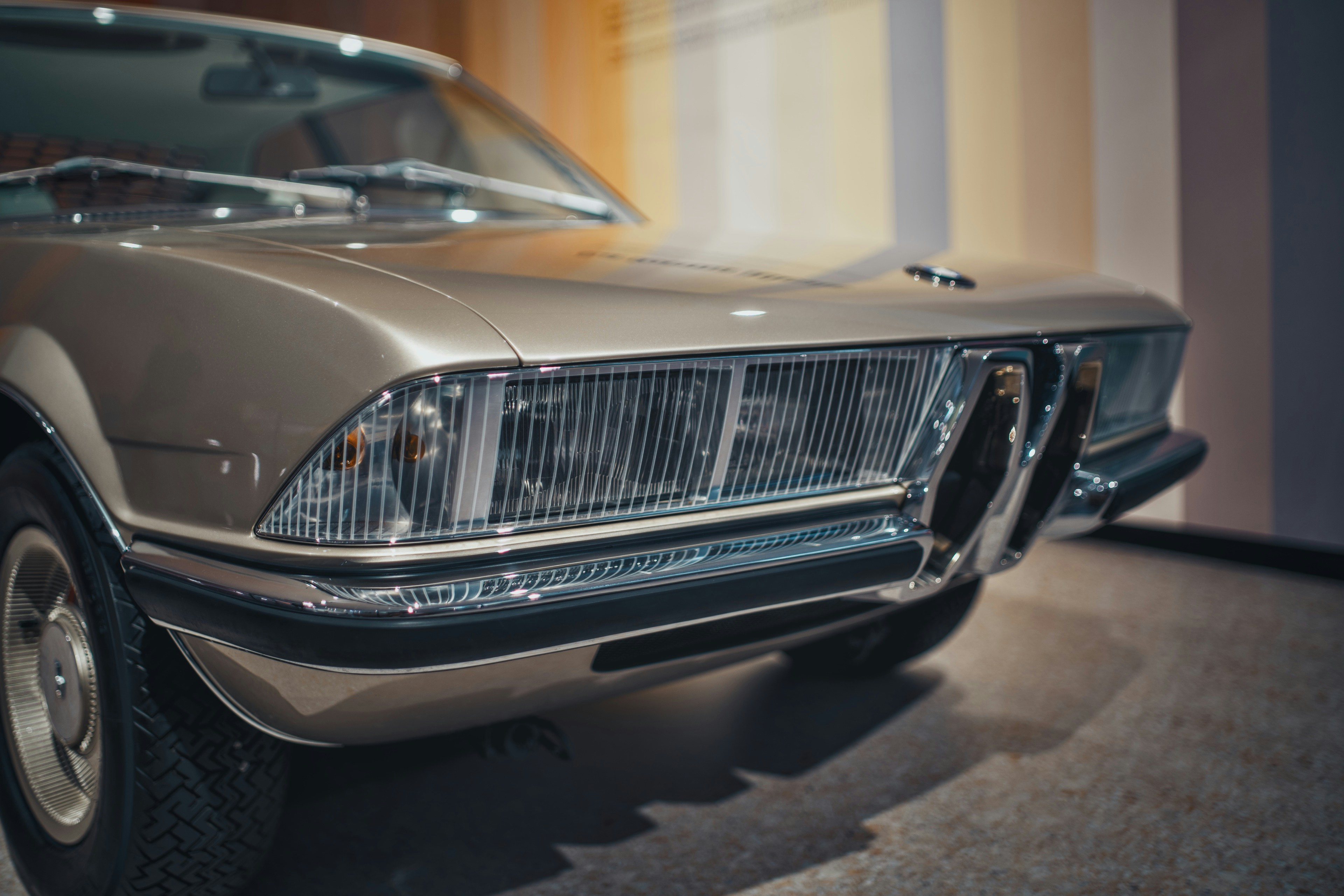 Chrome Grille Echo: A Vintage Mercury Stance in Fresh Light
