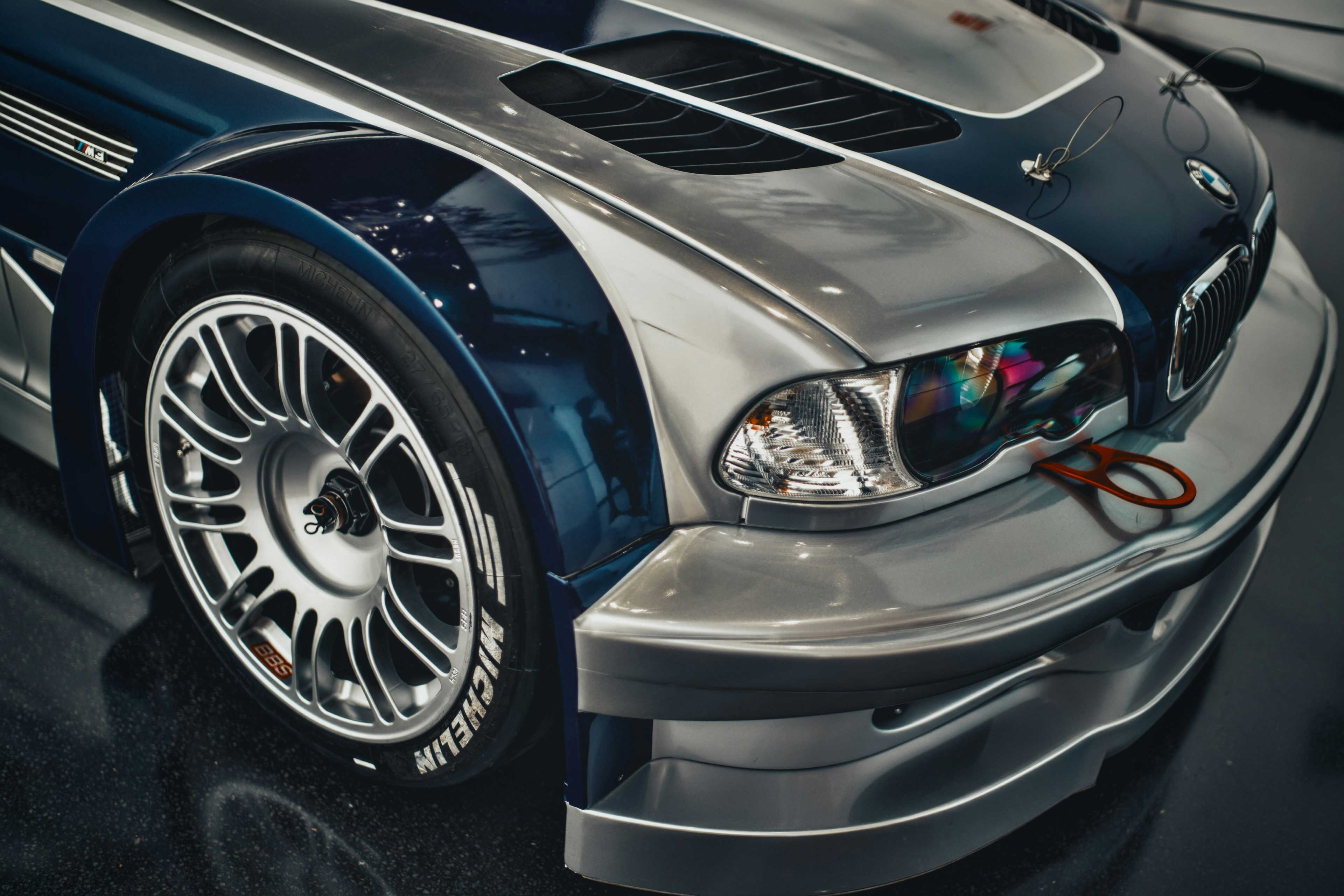 Chrome and Coil: A Close-Up of a Modified BMW/MB-styled Front Corner