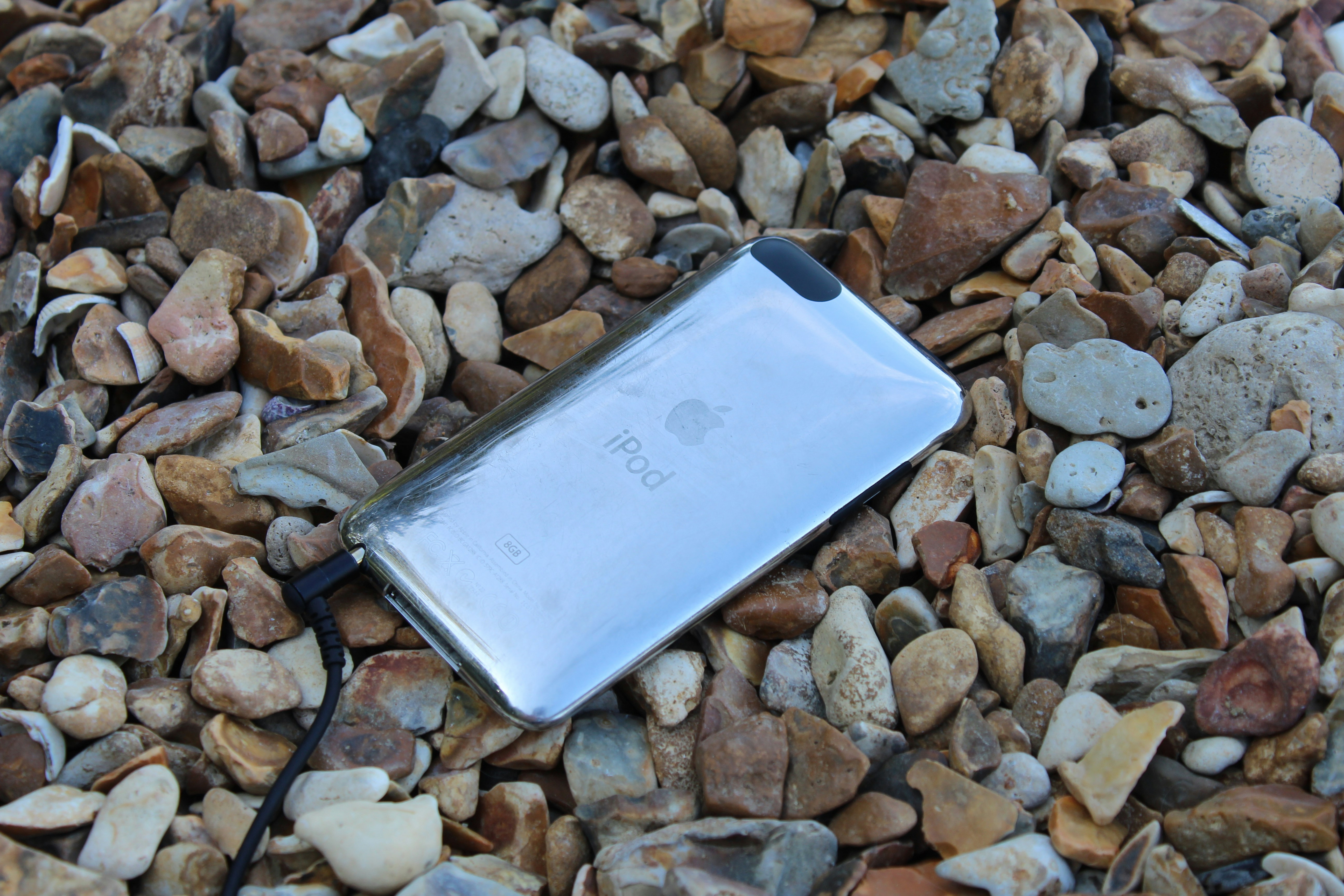 Pebble Bedfall: A Found iPhone on a Shore of Stones