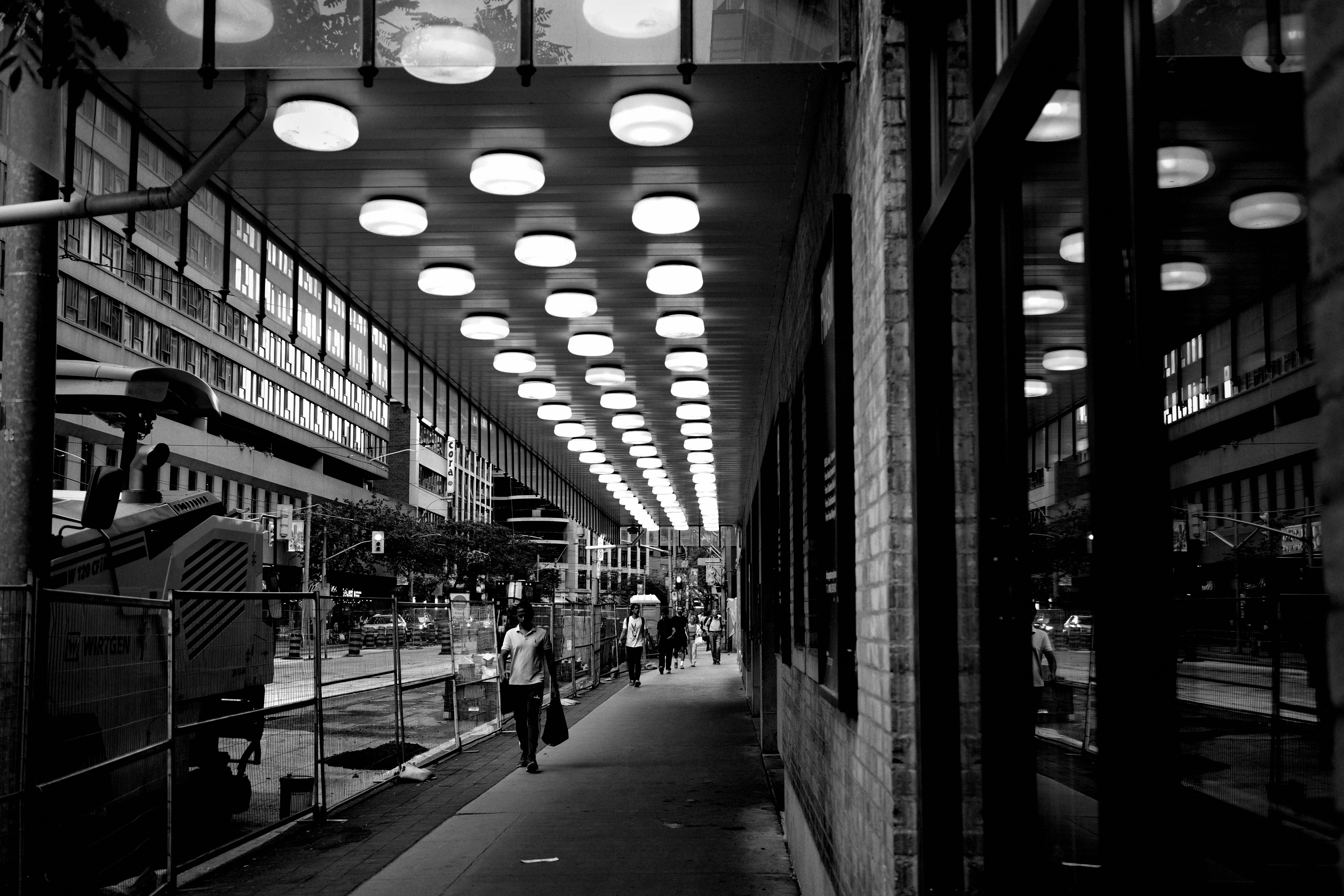 Neon Corridor: Nightwalk Through a Backlit Street