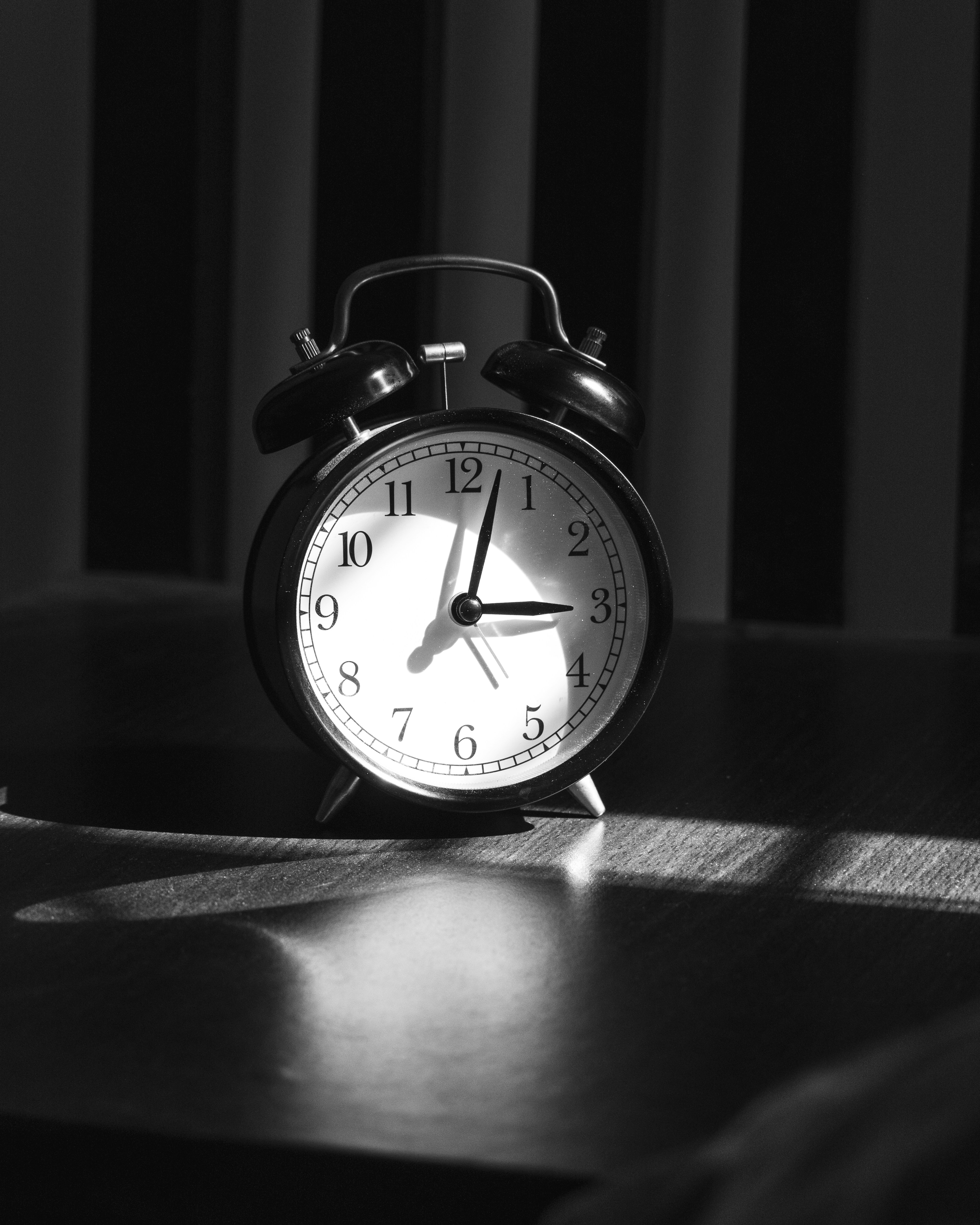 Nocturnal Pulse: A Quiet Alarm in Mono Light