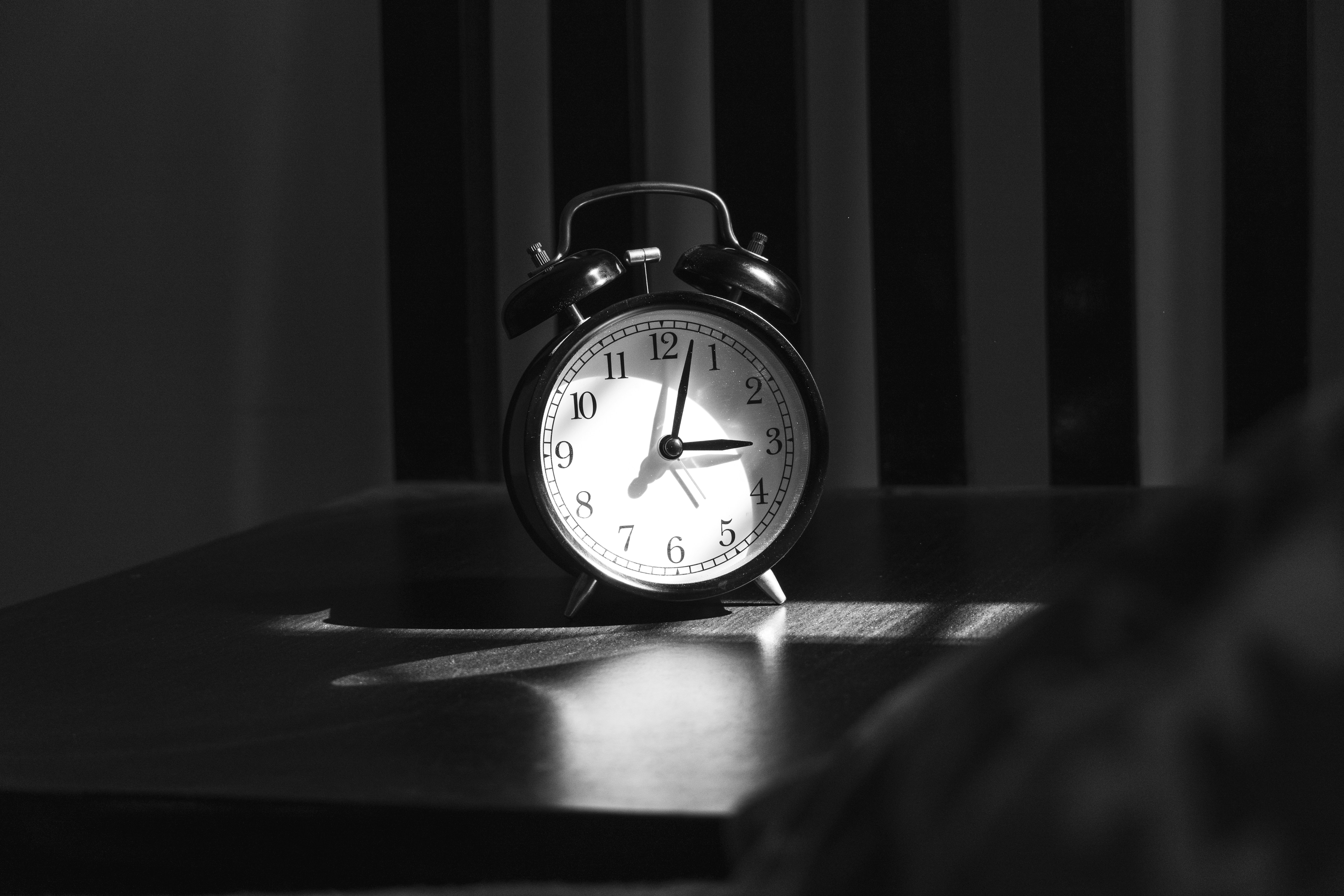 Silent Morning: The Timekeeper in Dim Light