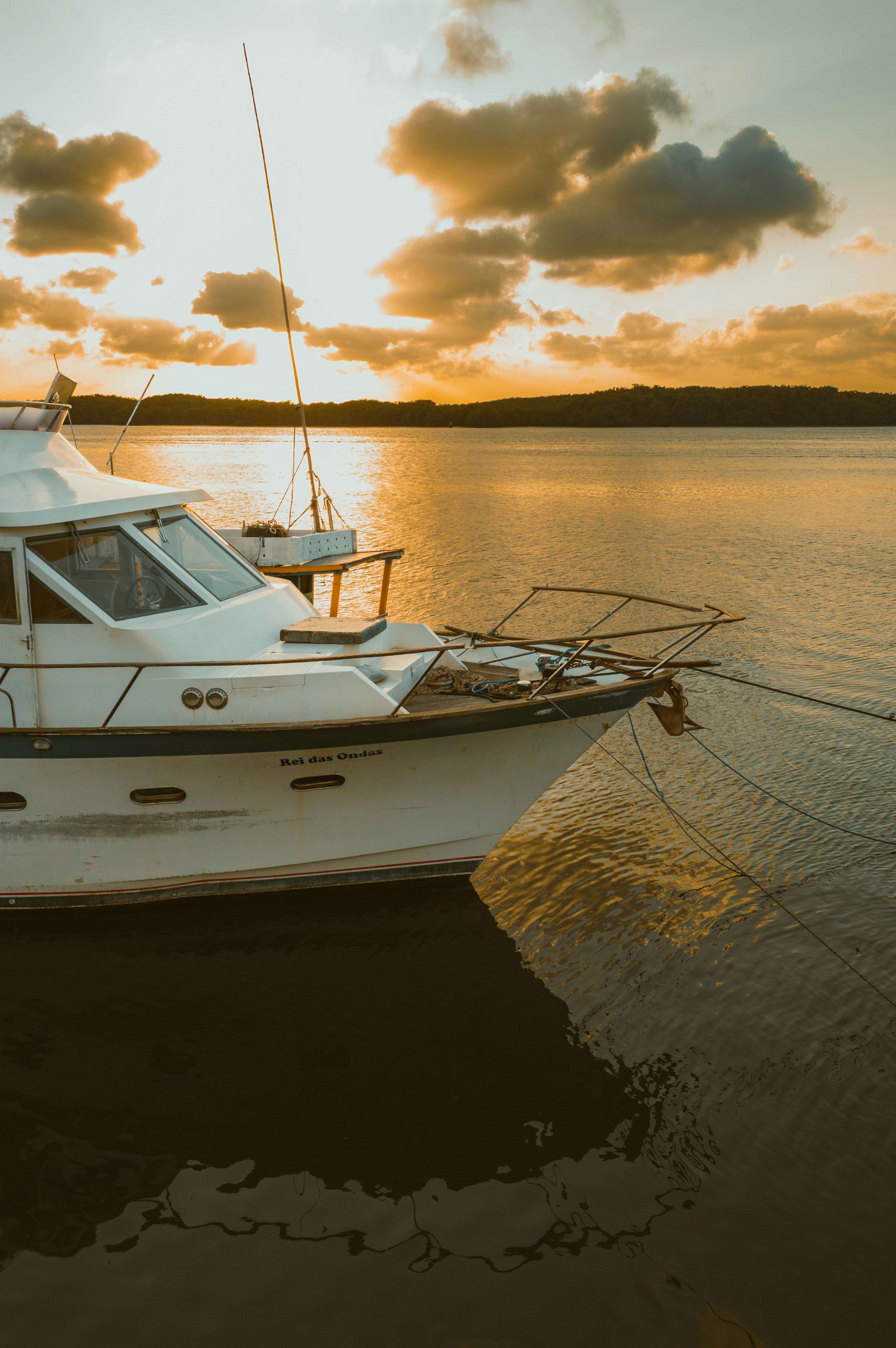 Sunset at the Dock: A Quiet Lakefront Harbor