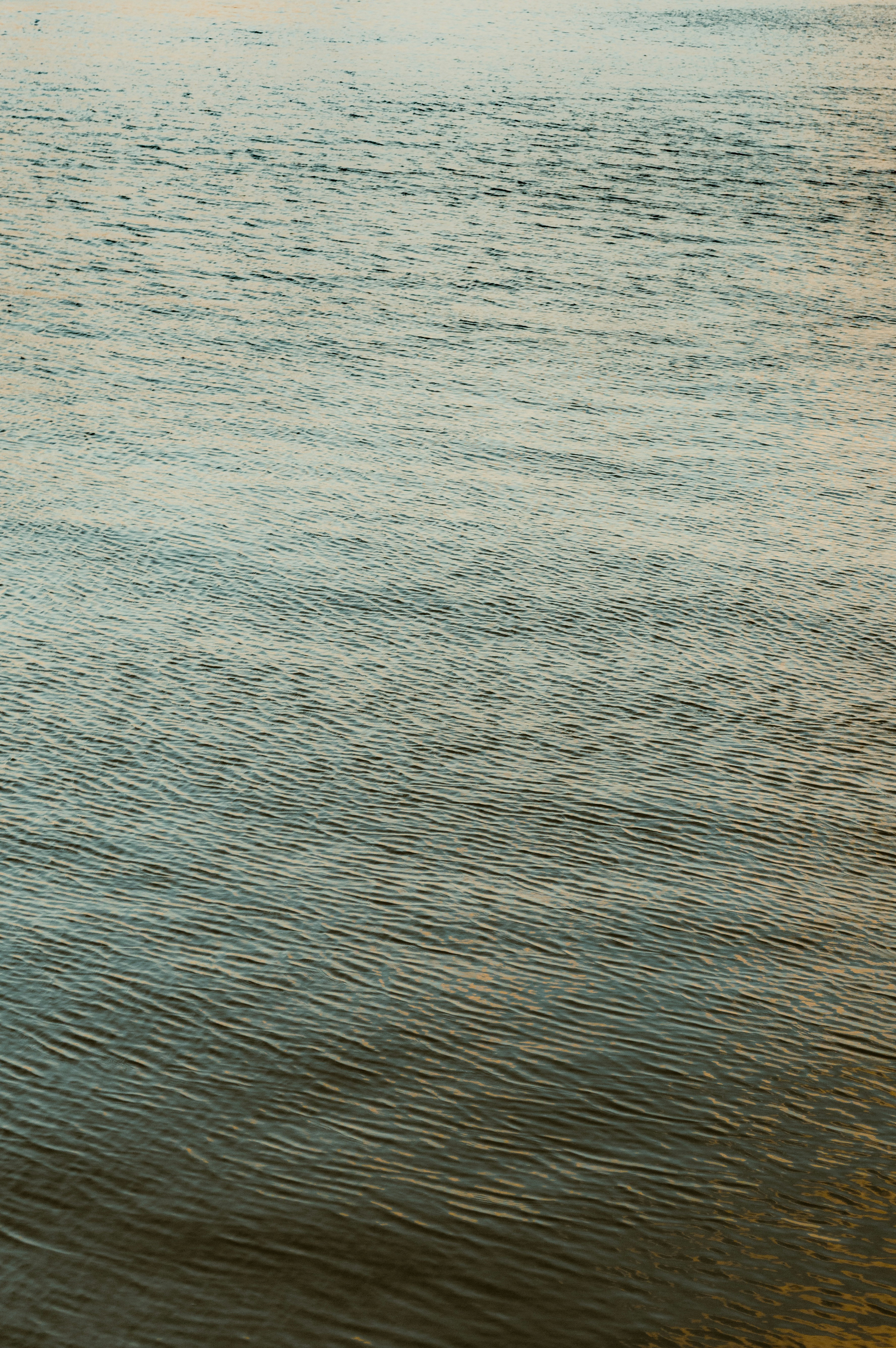 Golden Hour Ripples on Quiet Water