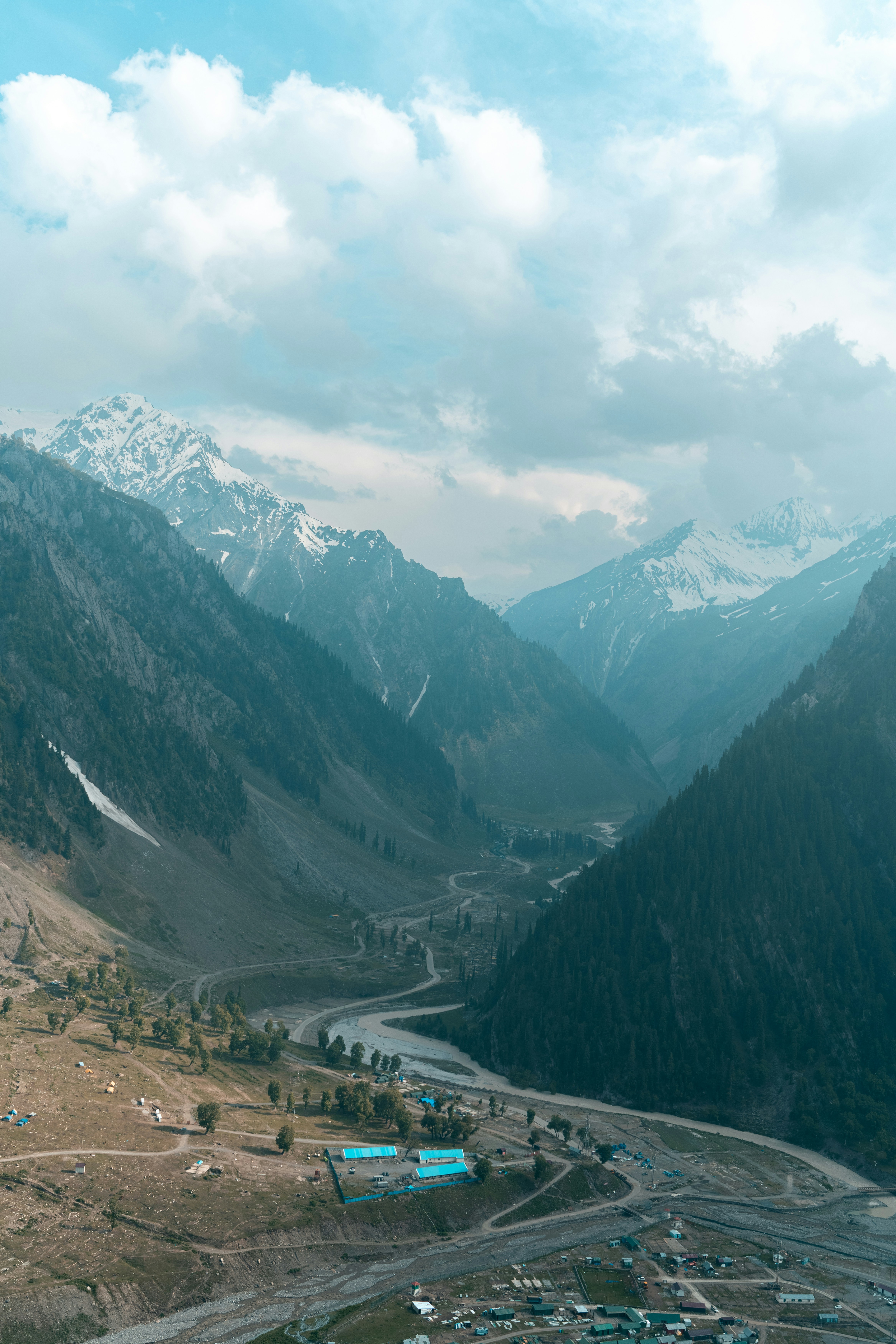 Valley Beyond the Glacier Veil