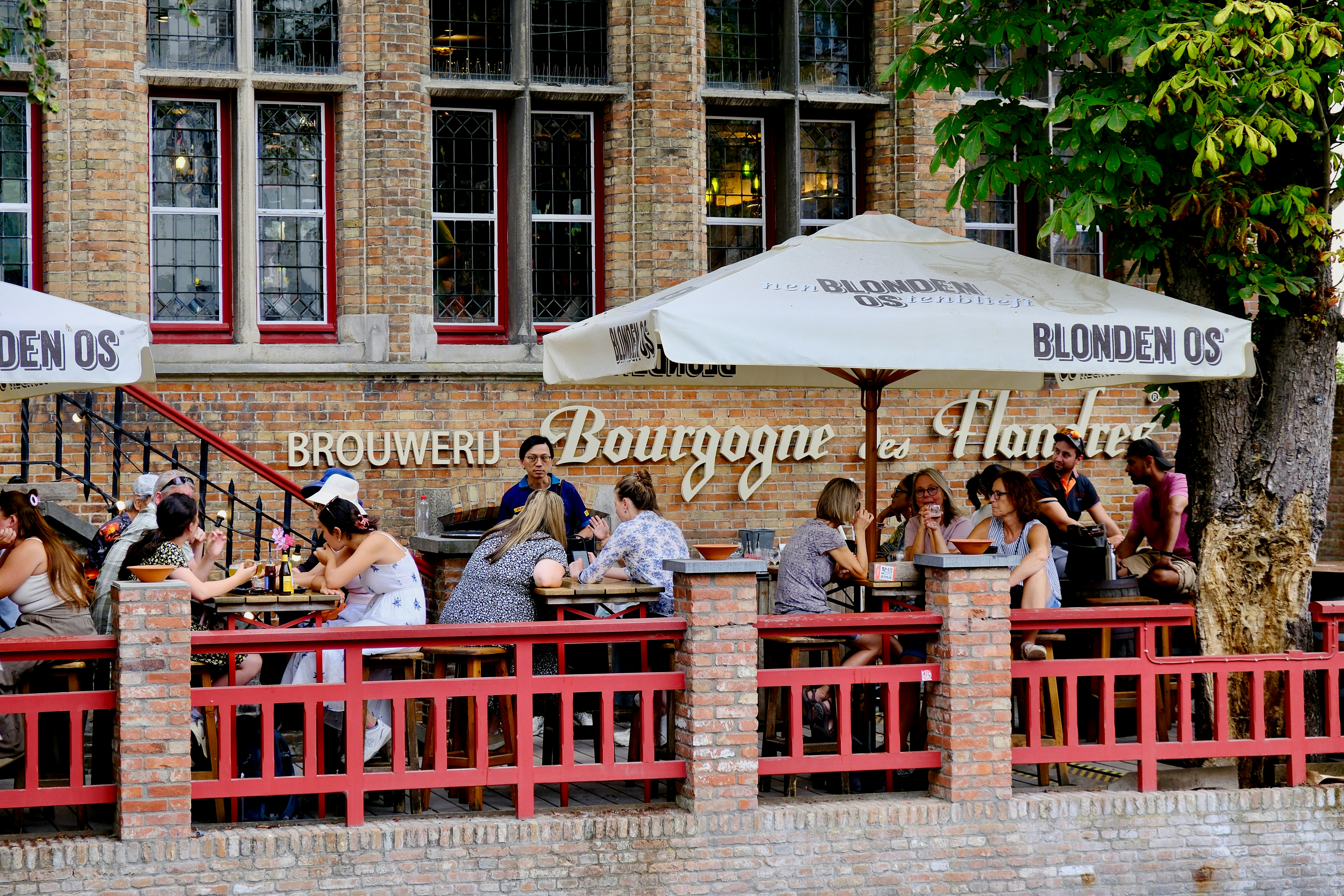 Sunlit Terrace at Bourgogne Brasserie: Nightlife Beyond Brick