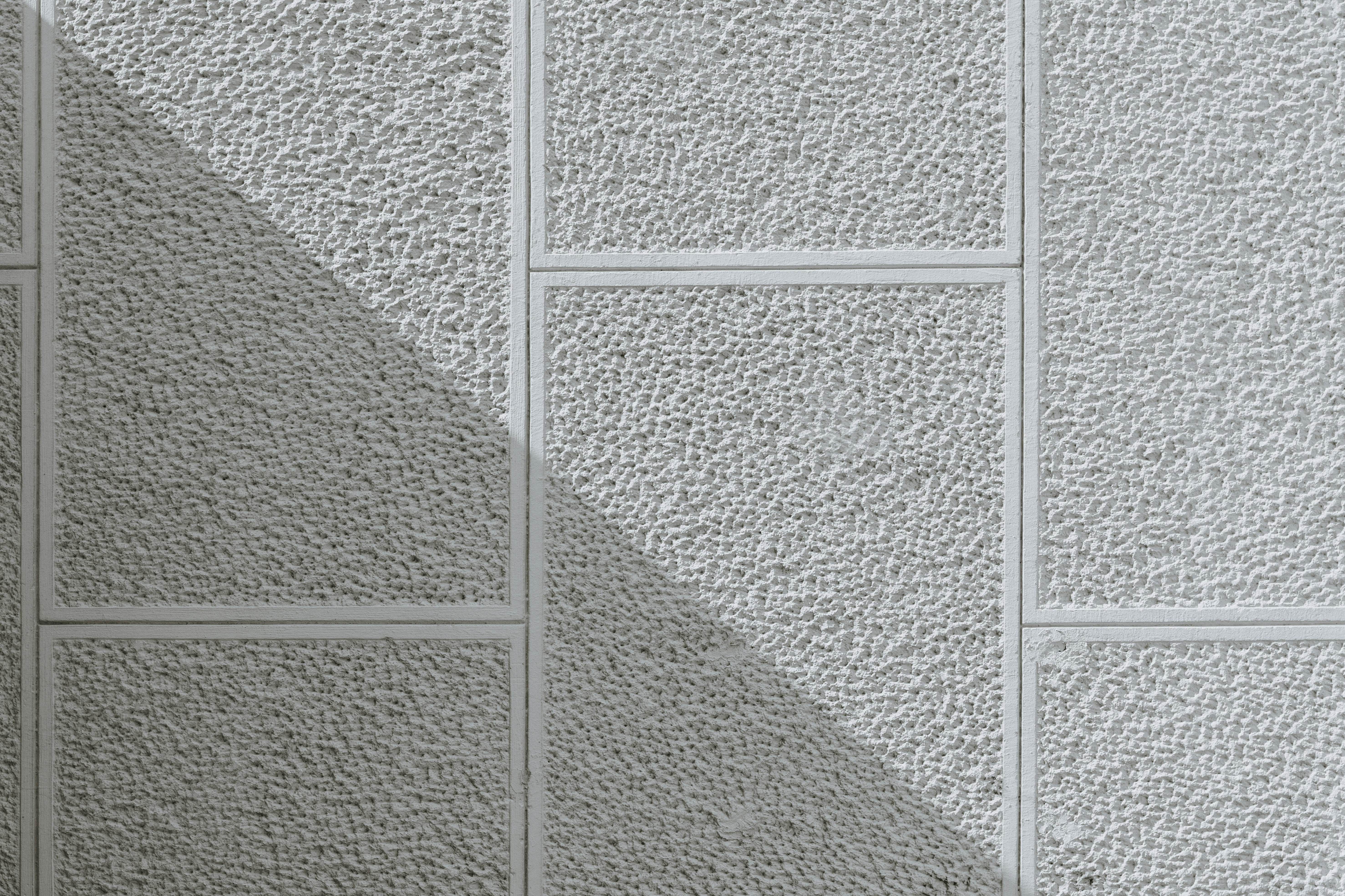 Diagonal Shade over Textured Tiles