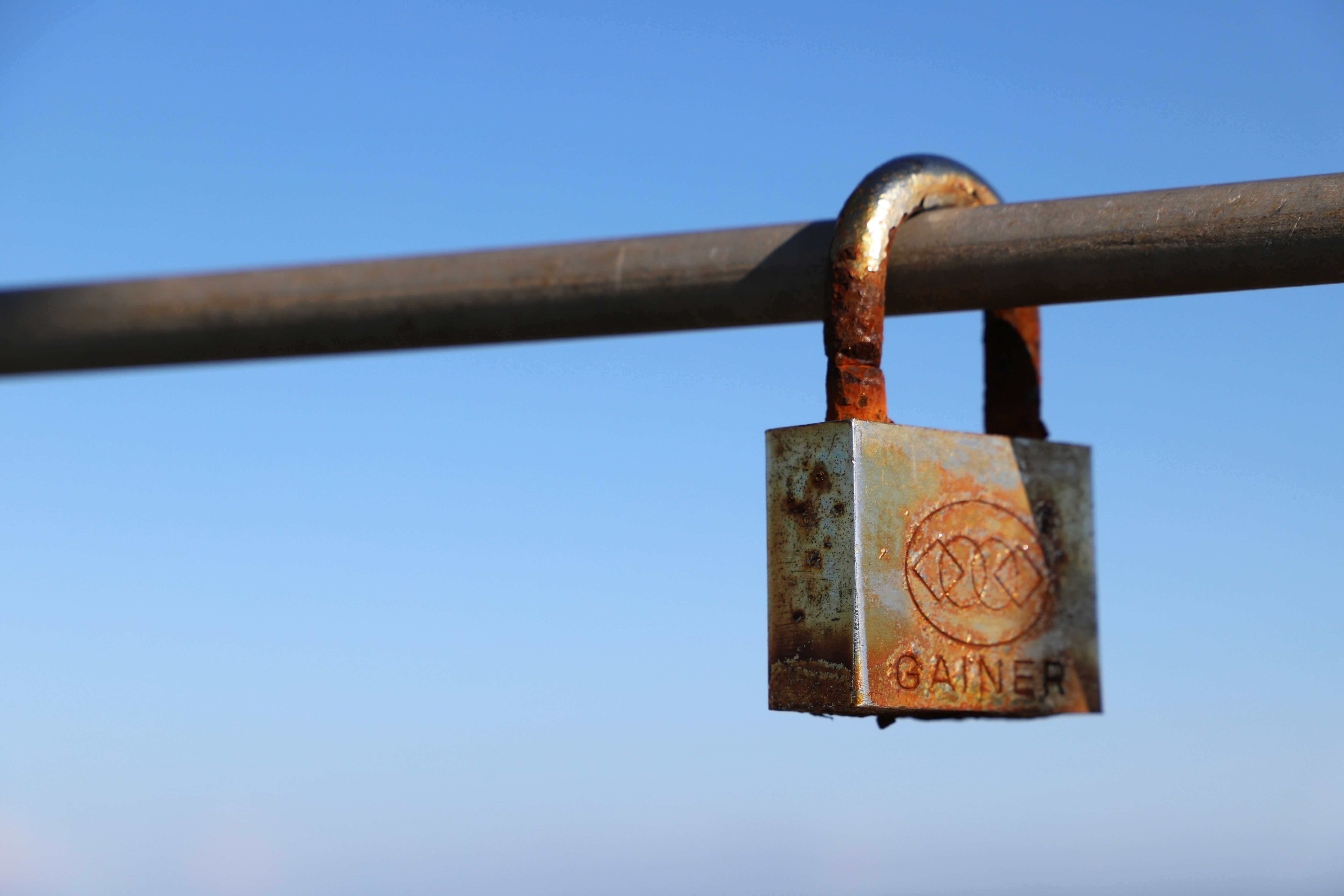 Rusting Lock on a Quiet Horizon