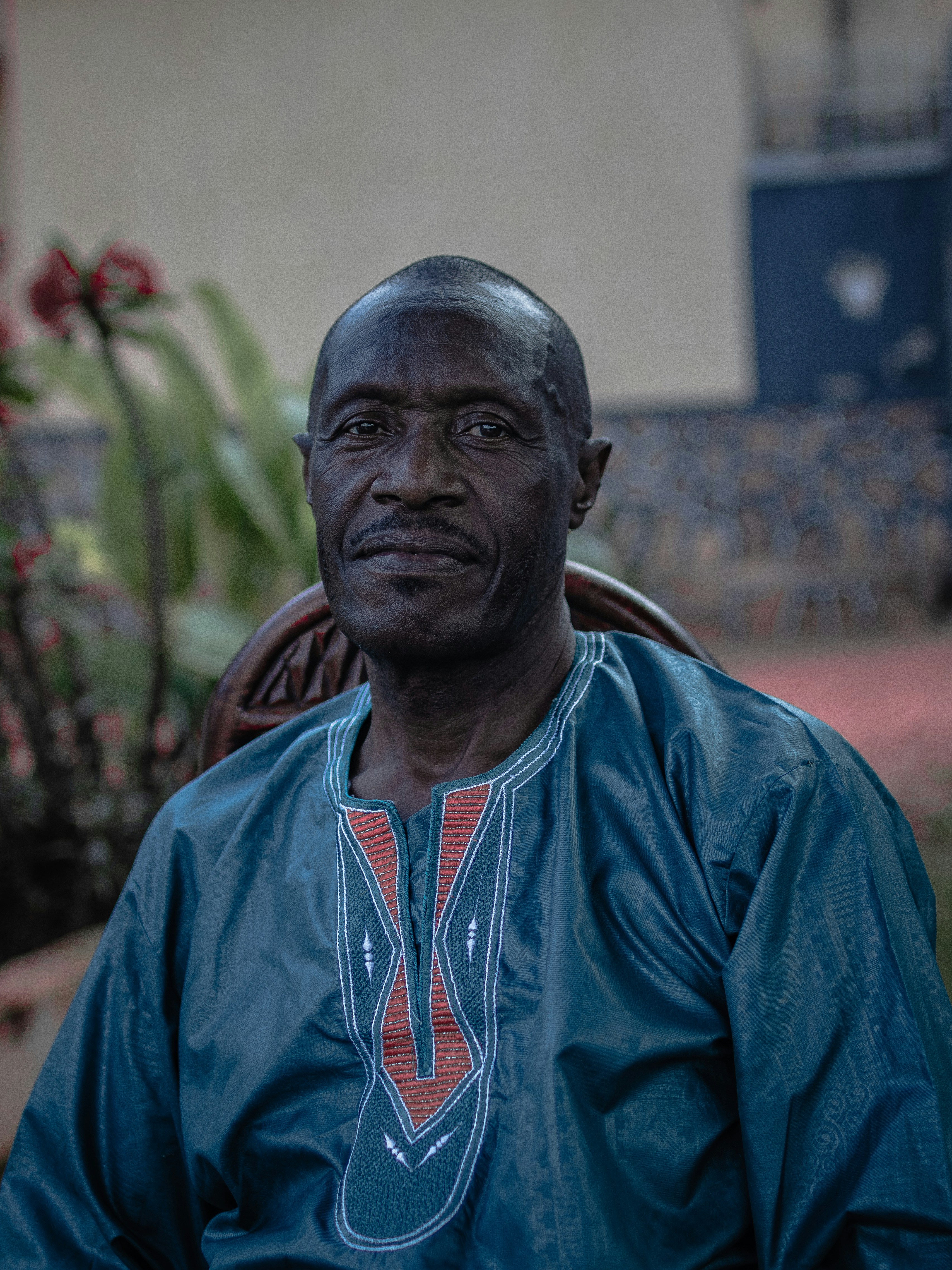 Quiet Confidence Under the Blue Guinean Garb