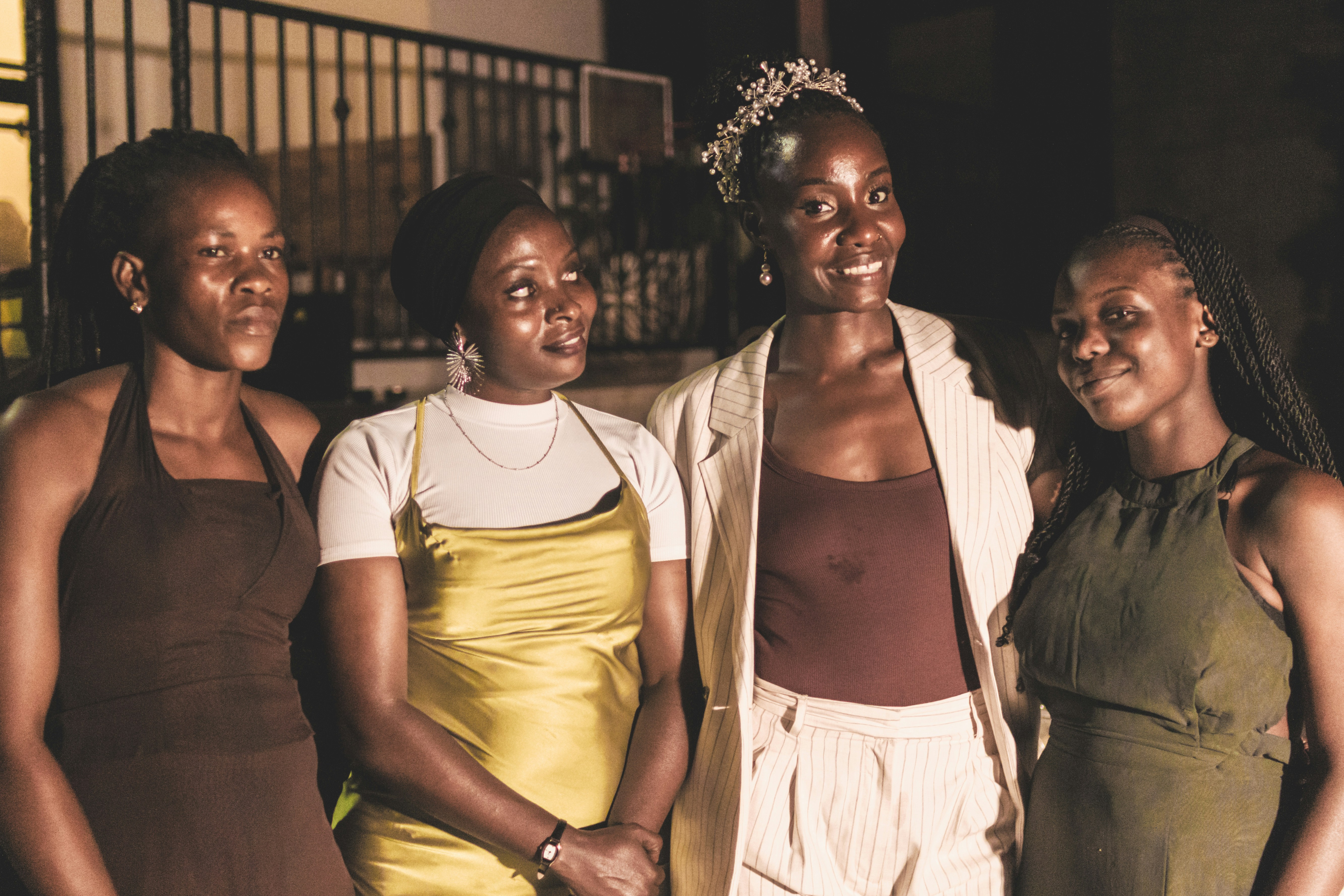 Evening Chorus: Four Women Connect Under Quiet Streetlight
