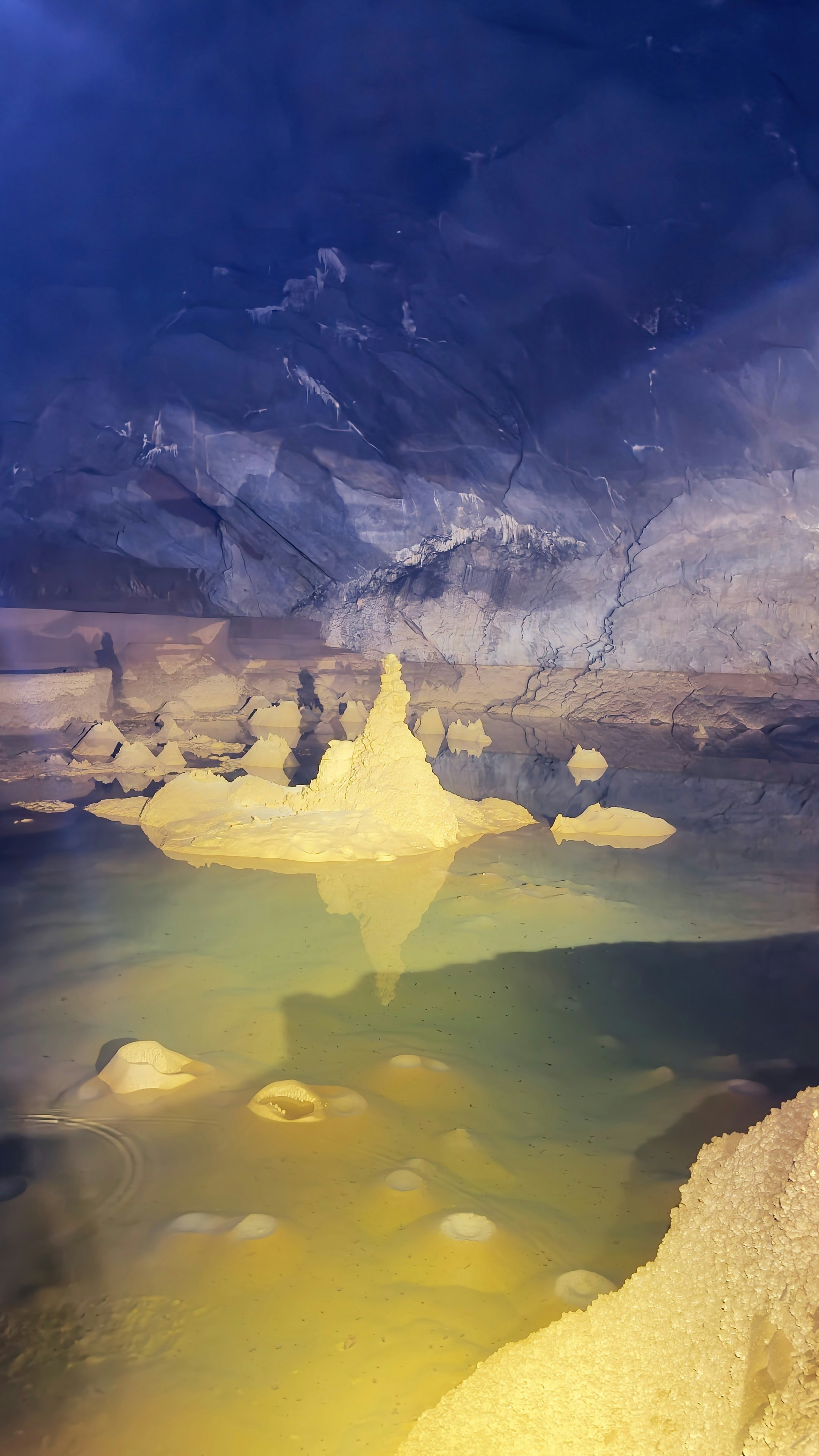 Yellow Subsurface Cathedral: Light in a Hidden Cavern