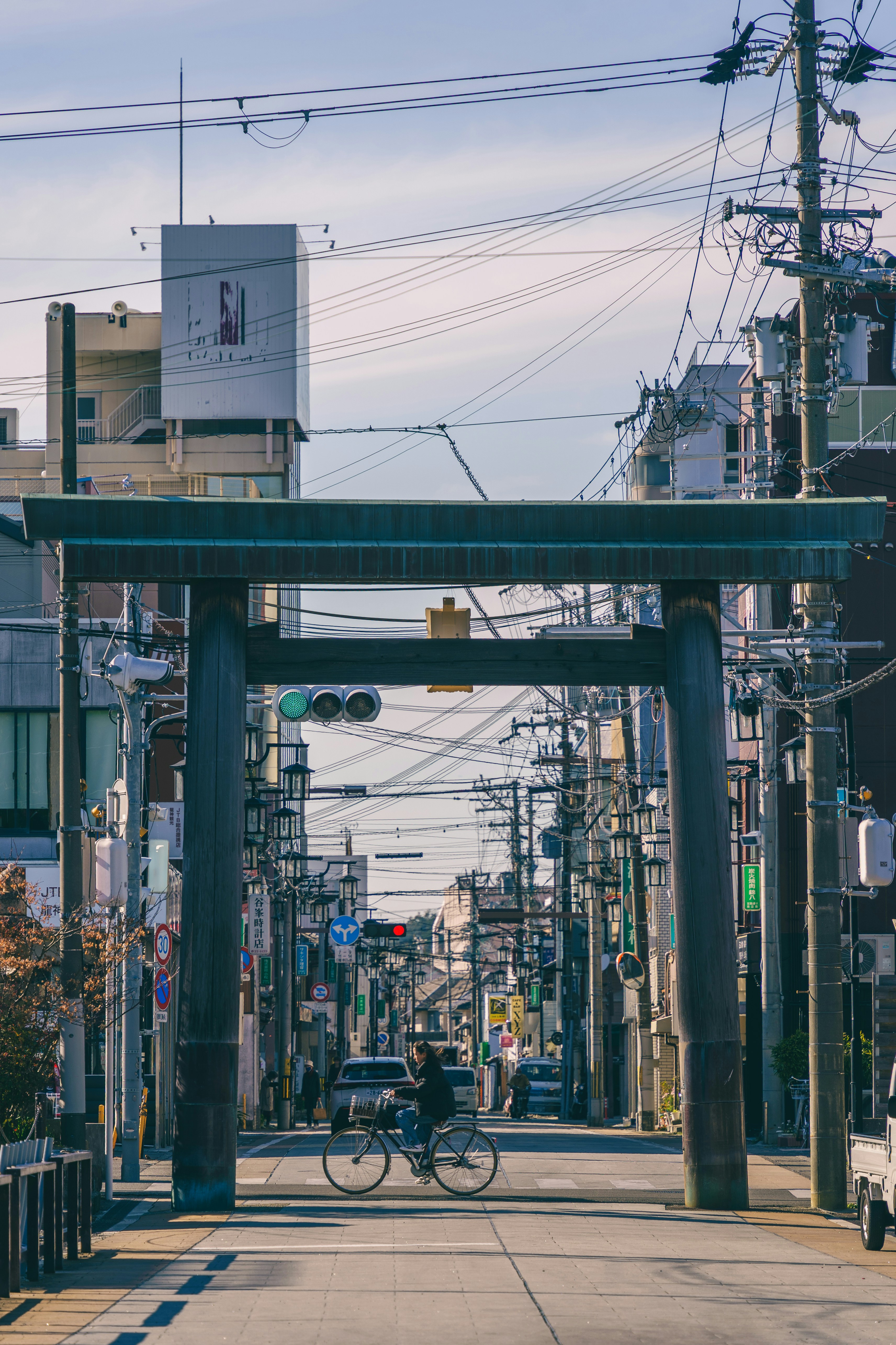 Urban Torii: A Quiet Crossing Under The Street Corridor