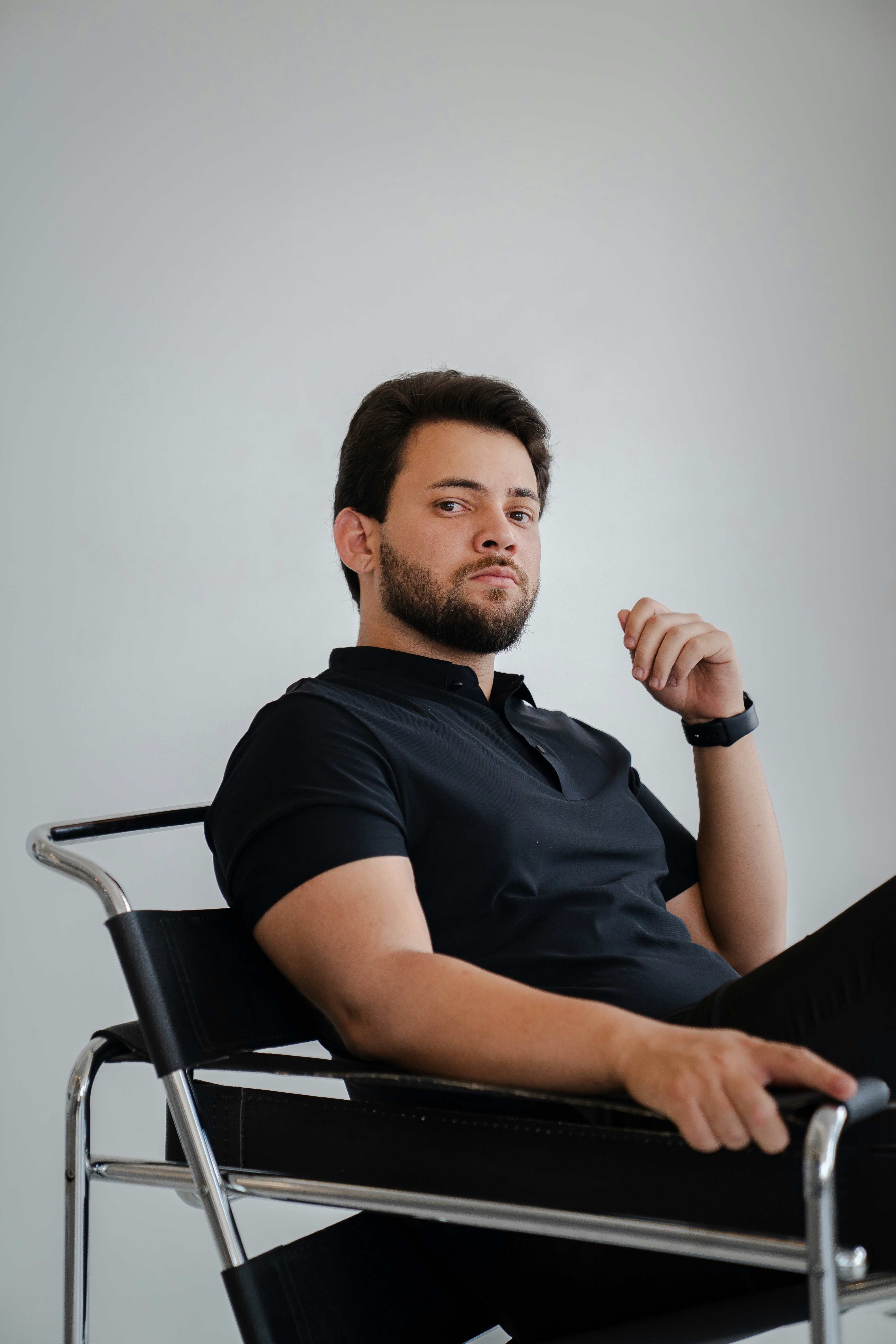 Confident Recline: A Portrait of Quiet Authority