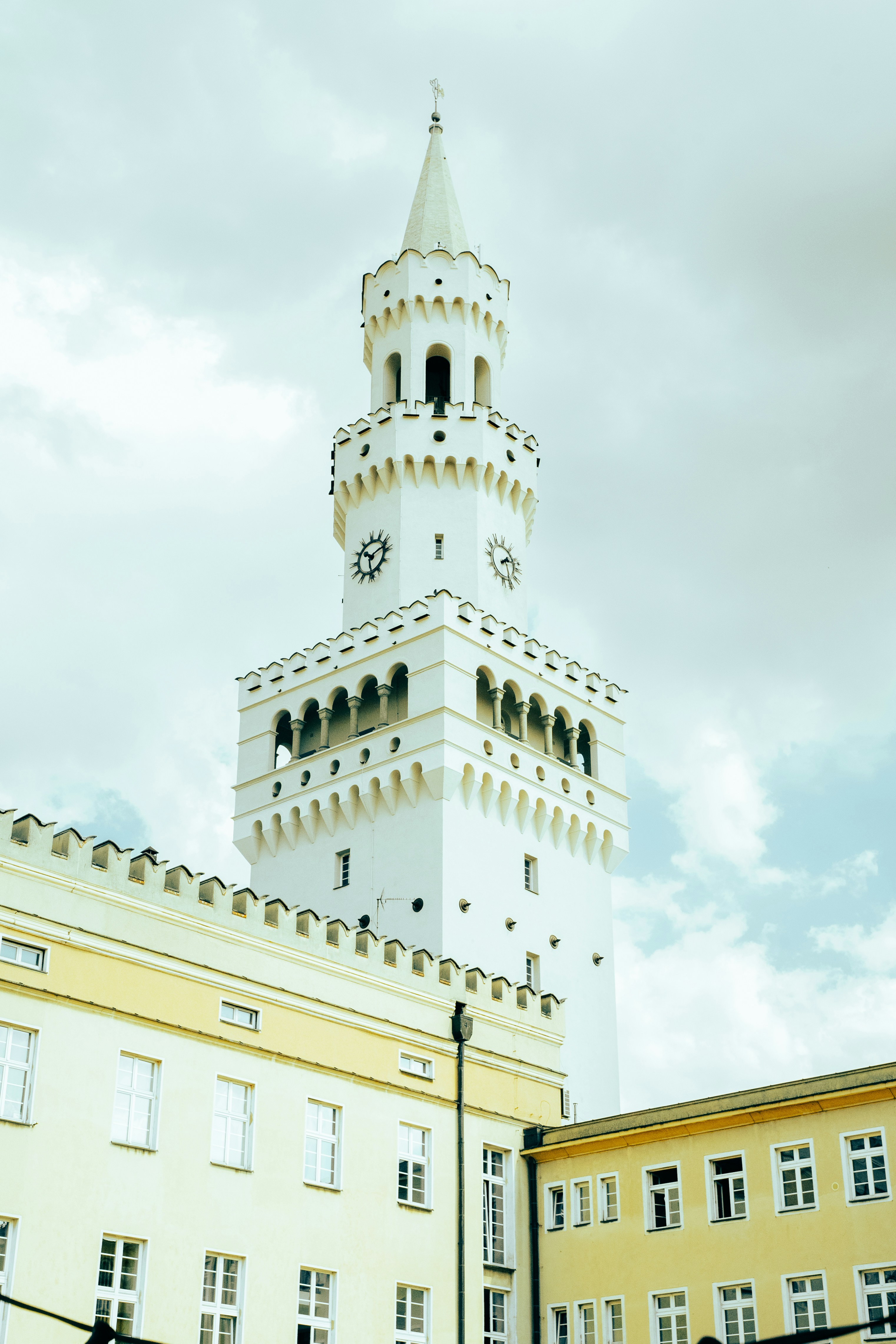The White Watchtower Pierced by Skies