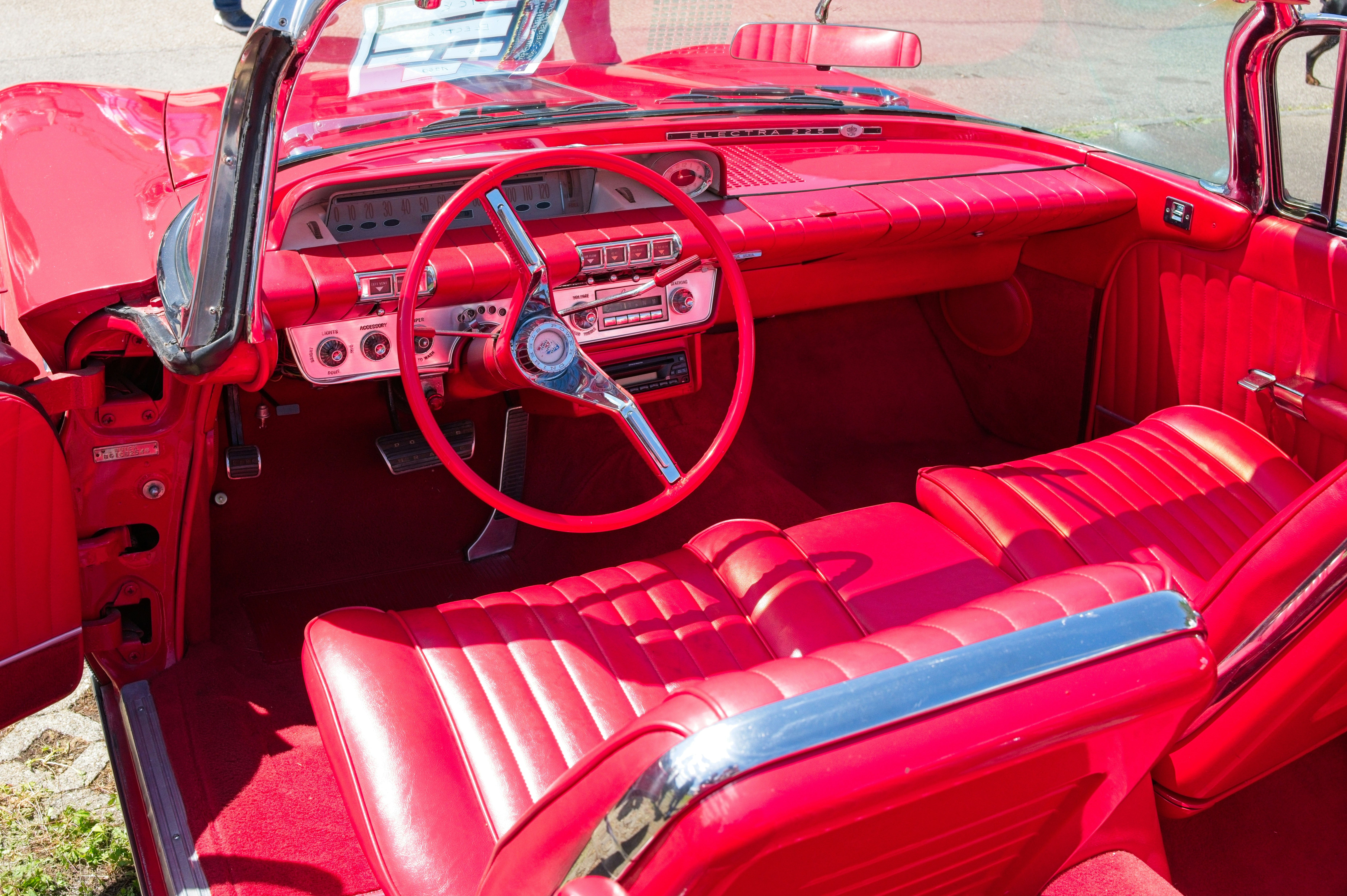 Crimson Cabin: A Glimpse into a Classic Red Interior