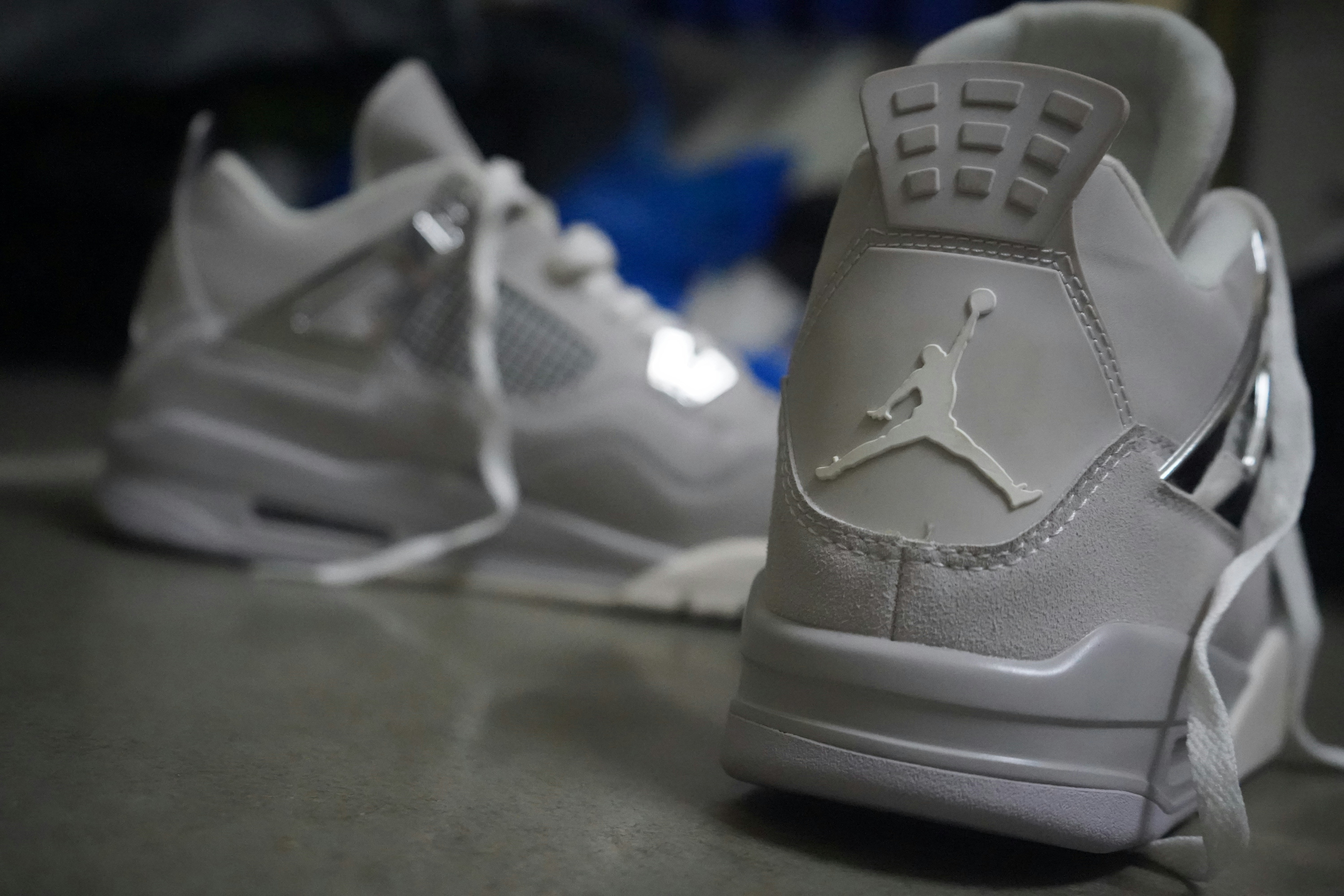 Quiet Spotlight on the Jumpman: Ground-Level Sneaker Focus