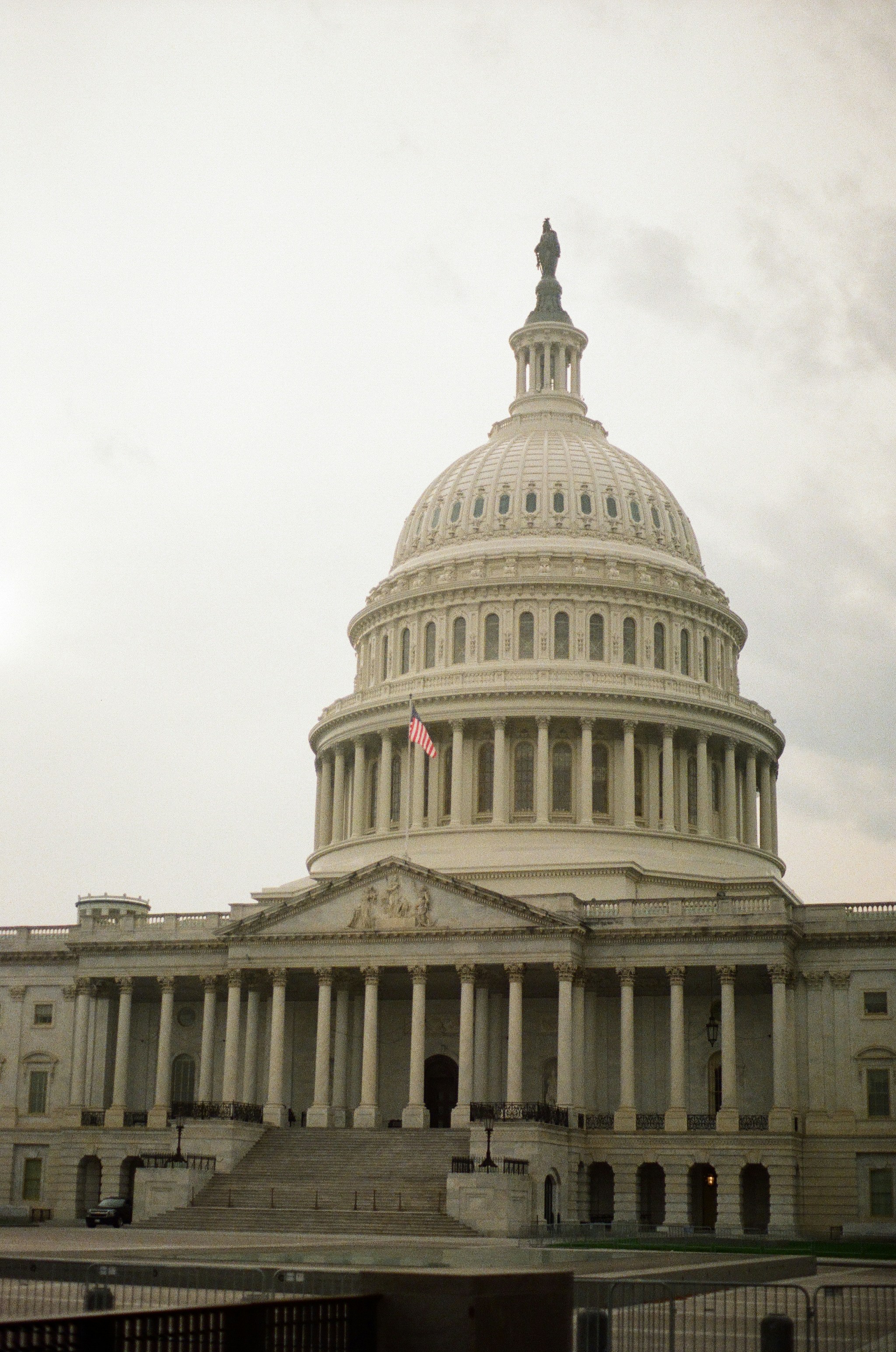Capitol in Focus: The Dome Rising Above Morning Clouds